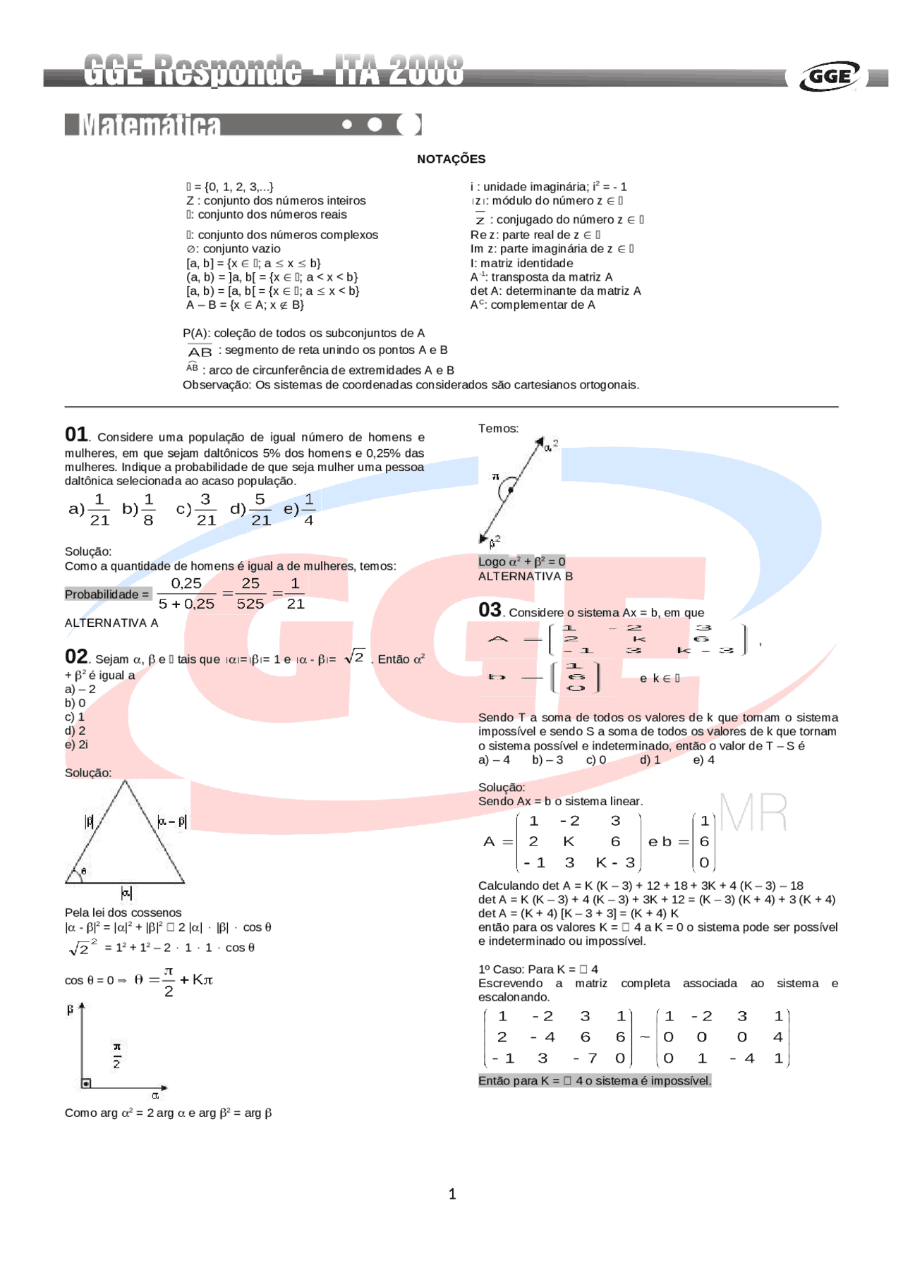 Exercícios Resolvidos De Matemática Docsity
