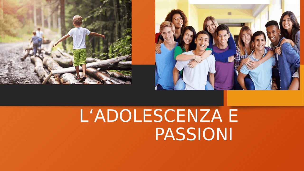 Adolescenza E Passioni Docsity