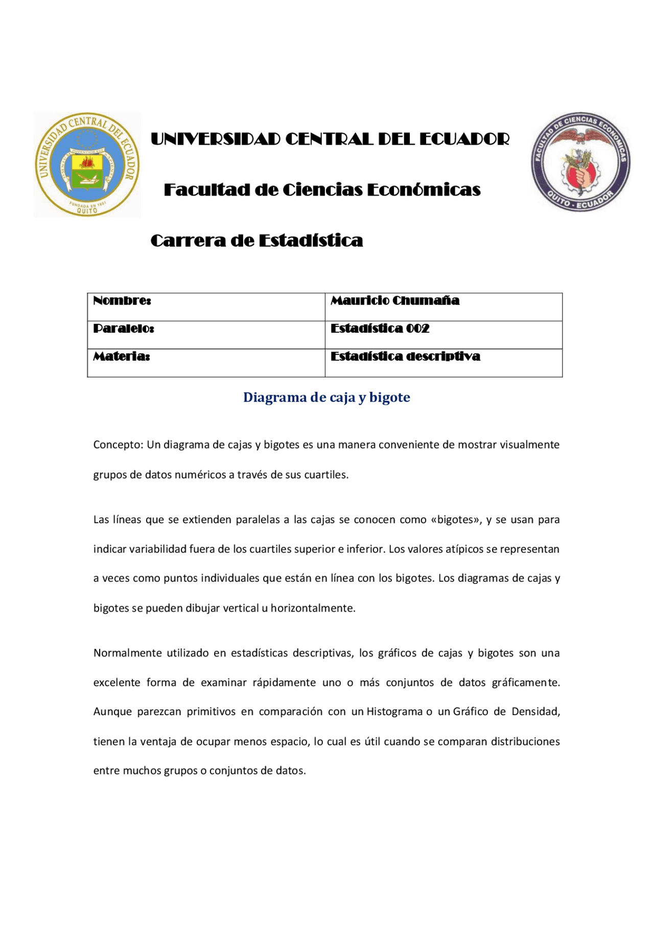 Ejercicios De Variables Docsity