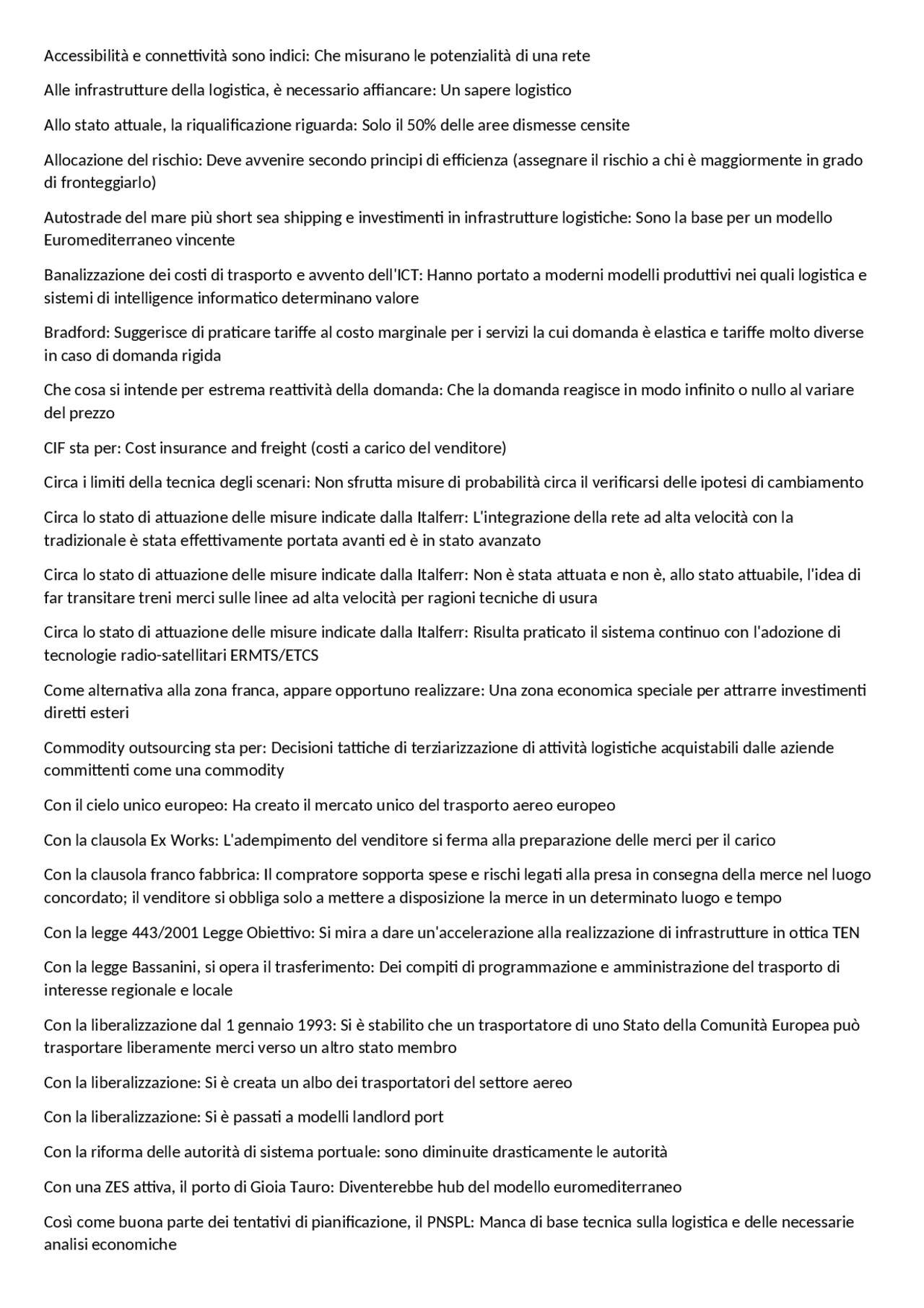 Economia Applicata Unipegaso Lm 56 Docsity
