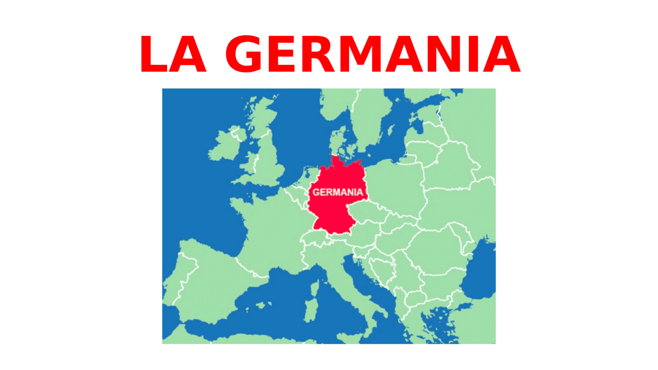 La Germania e alcuni cenni tipici - Docsity