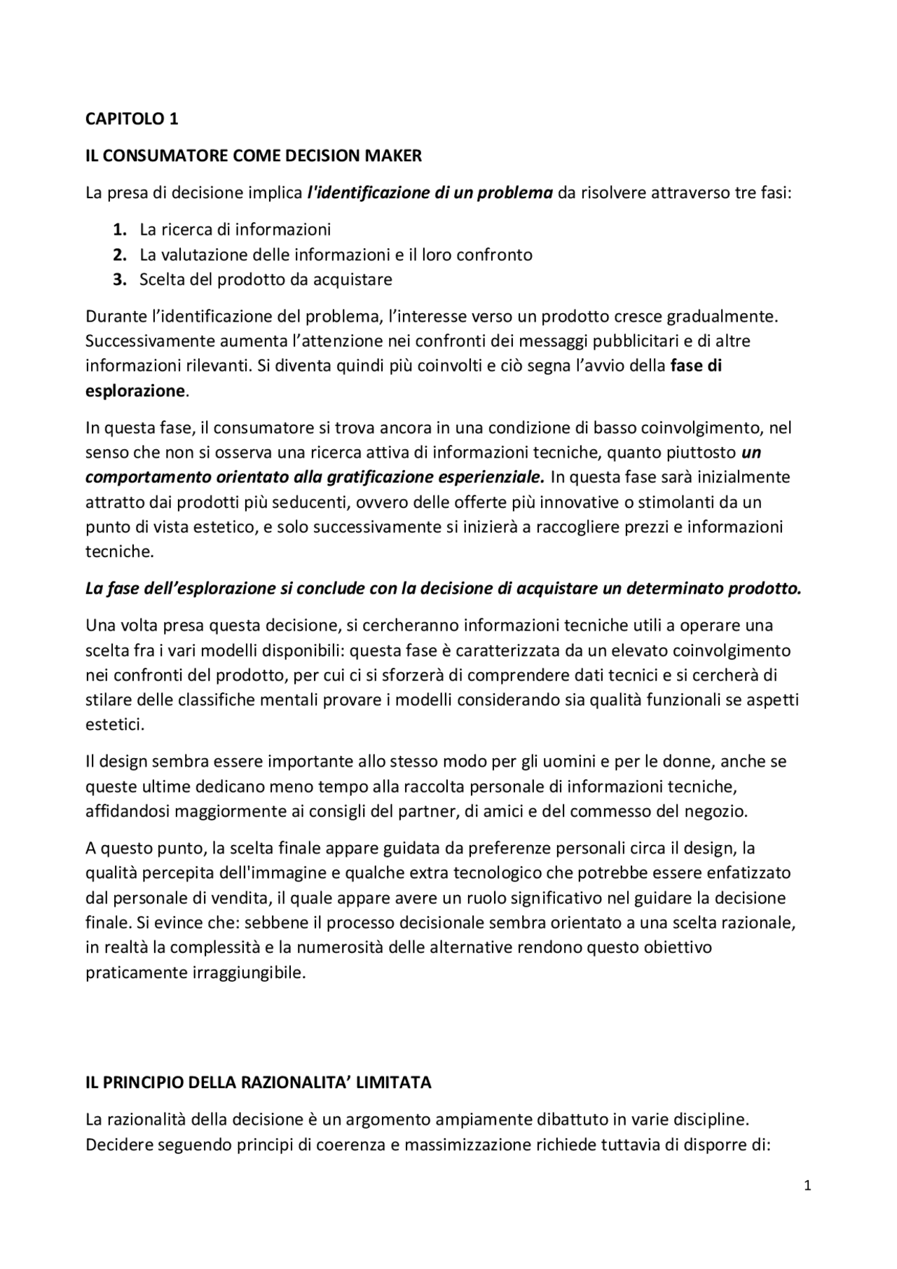 Psicologia Dei Consumi E Neuromarketing Riassunto Libro Docsity