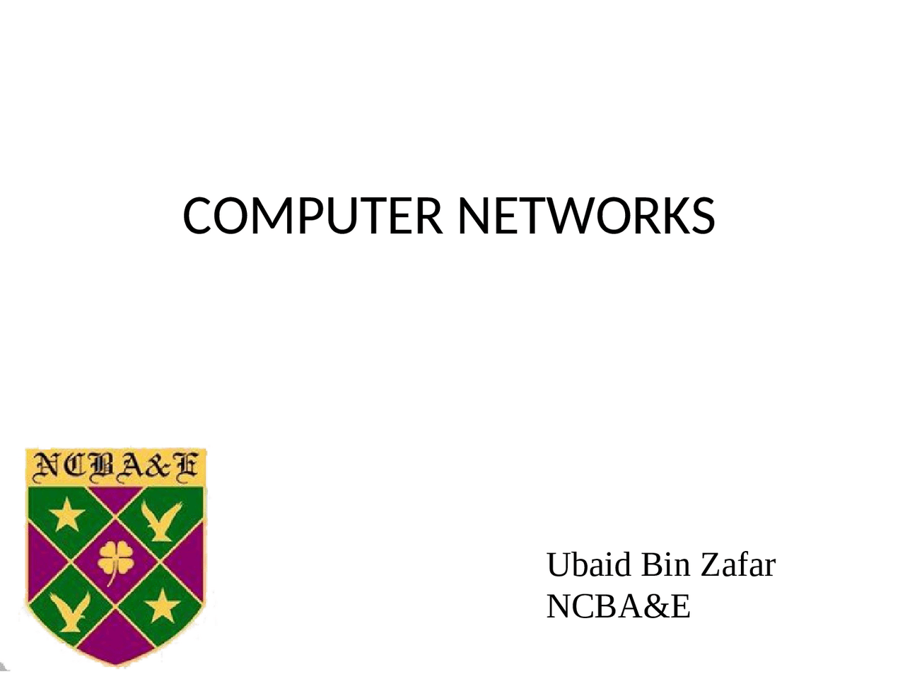 Computer Network Lecture 2 Docsity