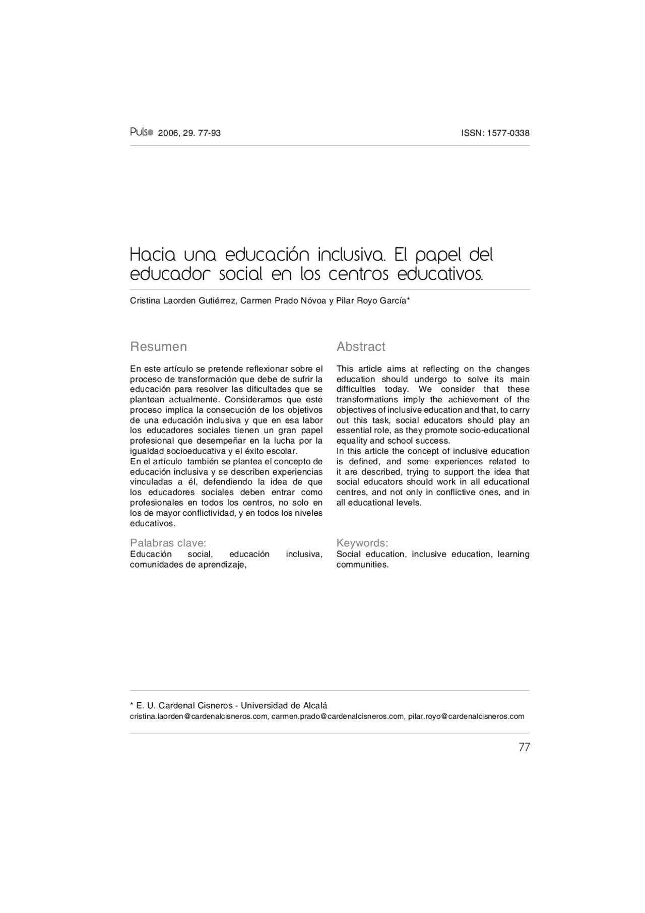 Apunts Uoc EducaciÓ Social Docsity