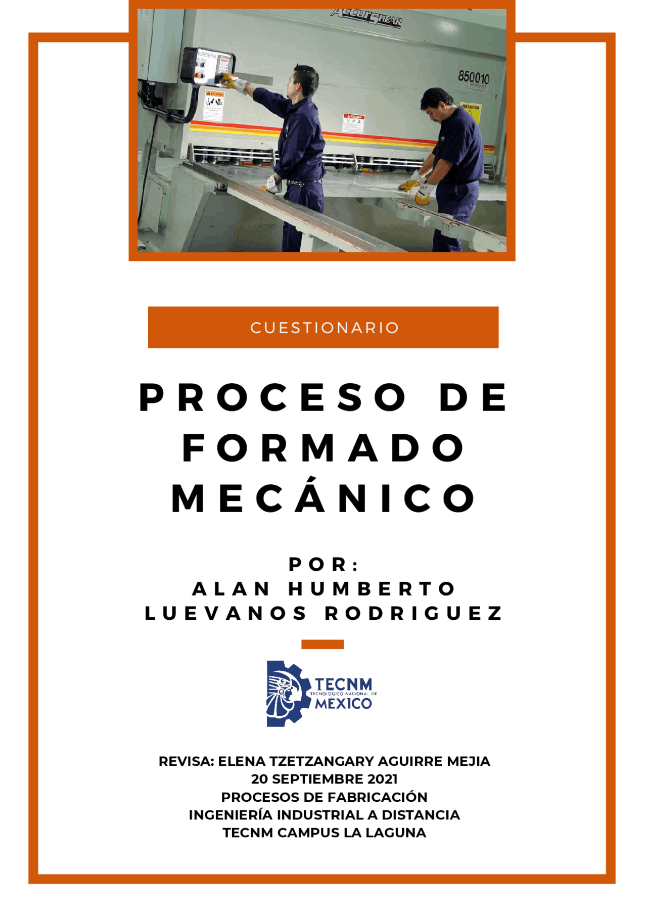 Procesos de Formado mecánico - Docsity
