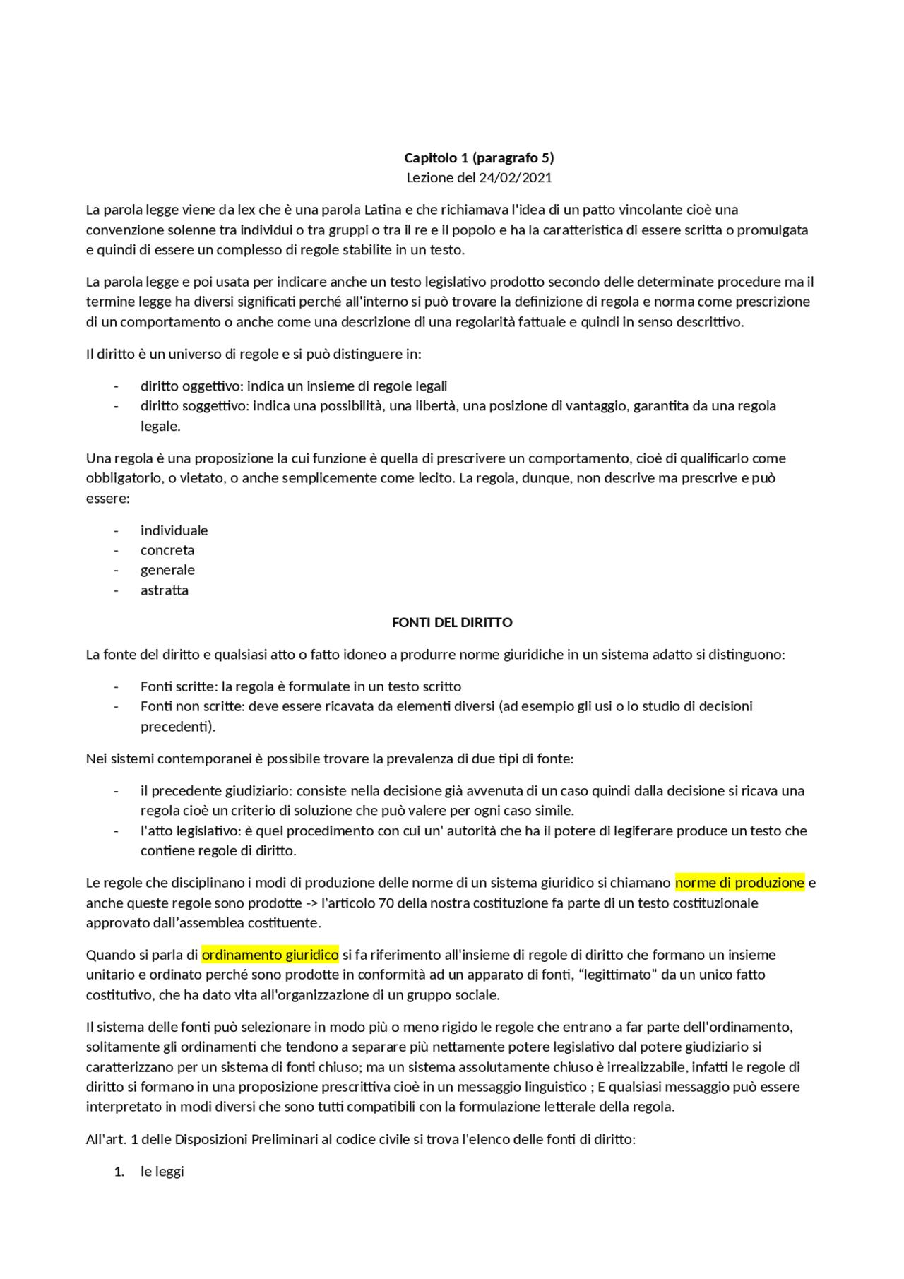 Appunti Diritto Privato Docsity