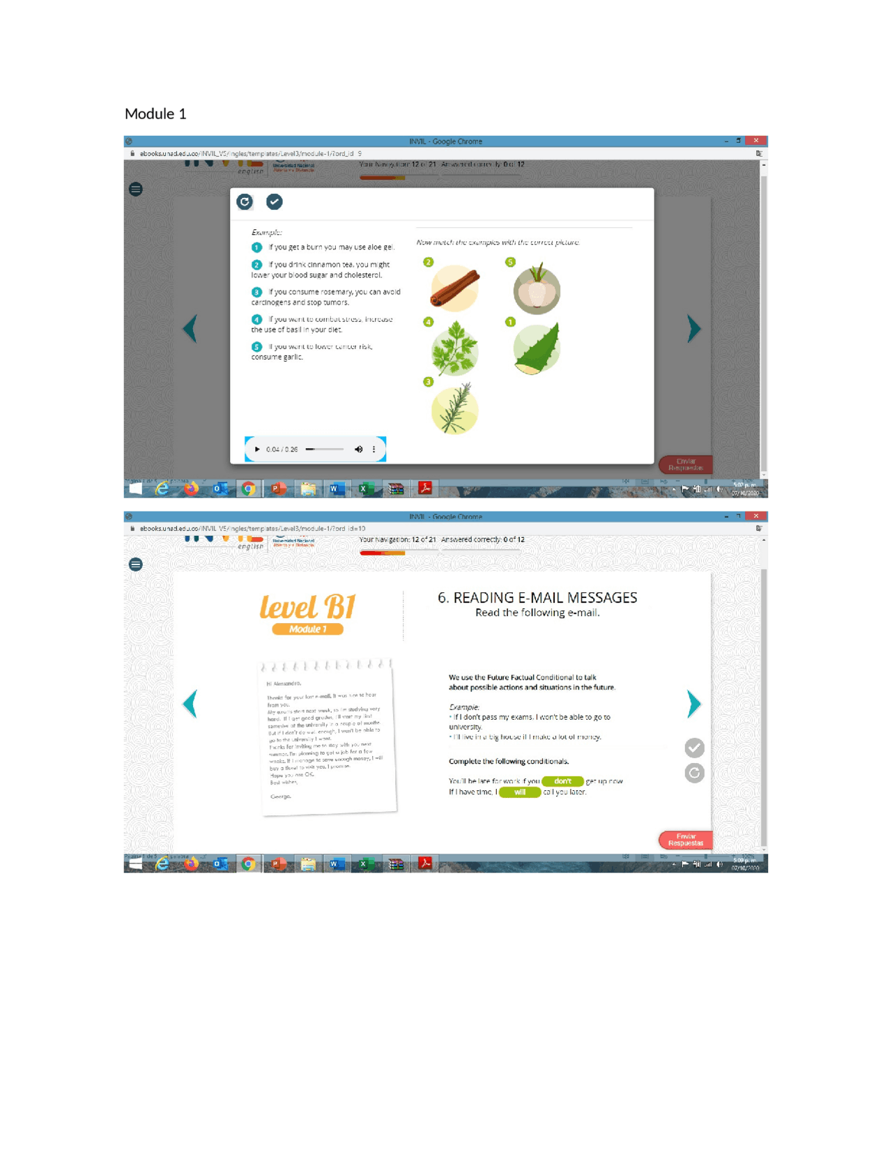 Modulos Correspondientes A La ´primer Actividad Docsity