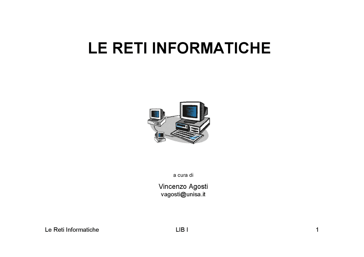 Reti E Applicazioni Docsity