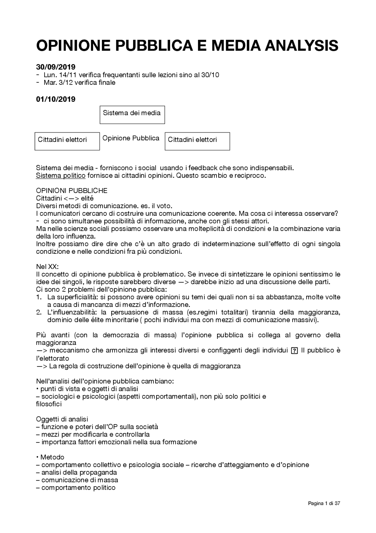 Appunti Presi A Lezione Docsity