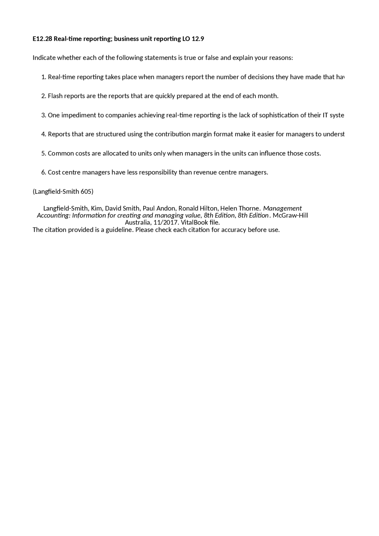Advanced Accounting Docsity