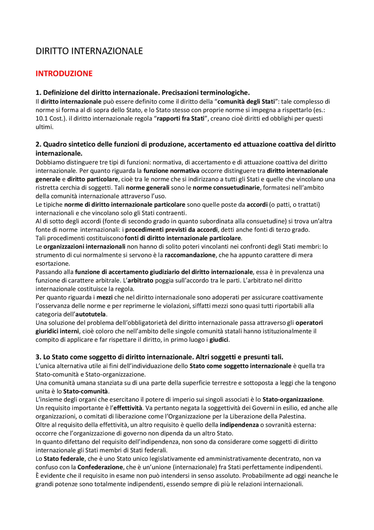 Conforti Diritto Internazionale Docsity