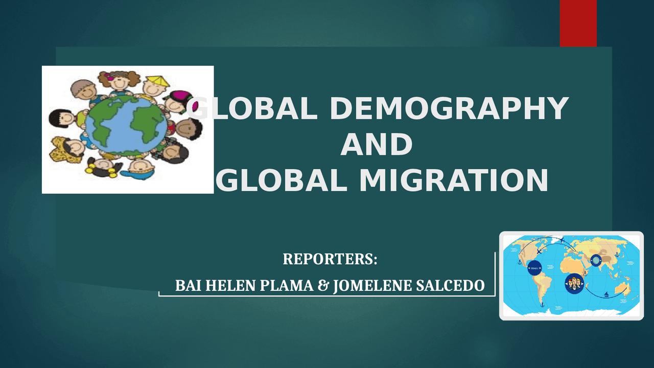 GLOBAL DEMOGRAPHY AND GLOBAL MIGRATION | Schemes and Mind Maps Culture ...
