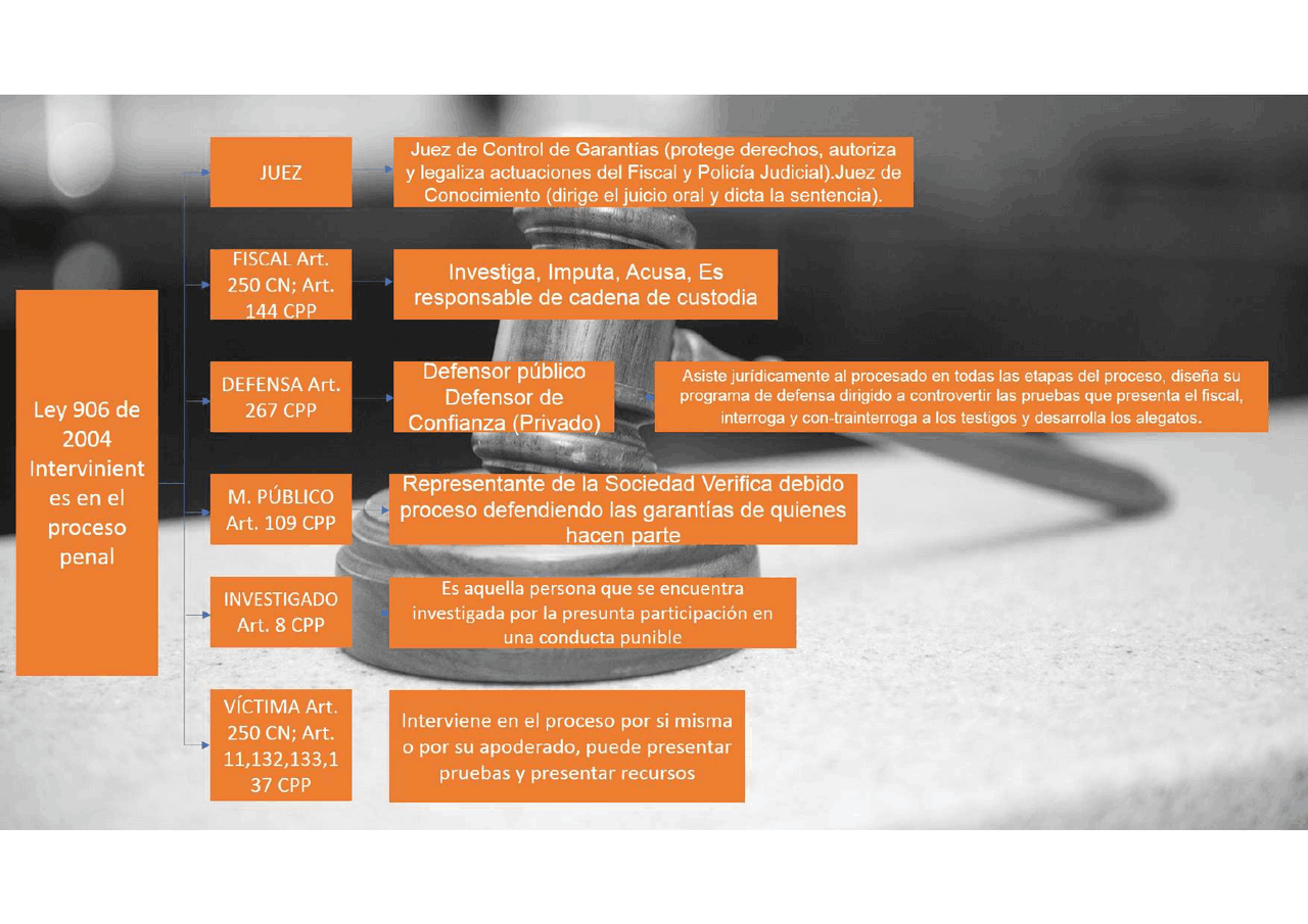 ESQUEMA 5 O MAPA CONCEPTUAL LEY 600 - Docsity