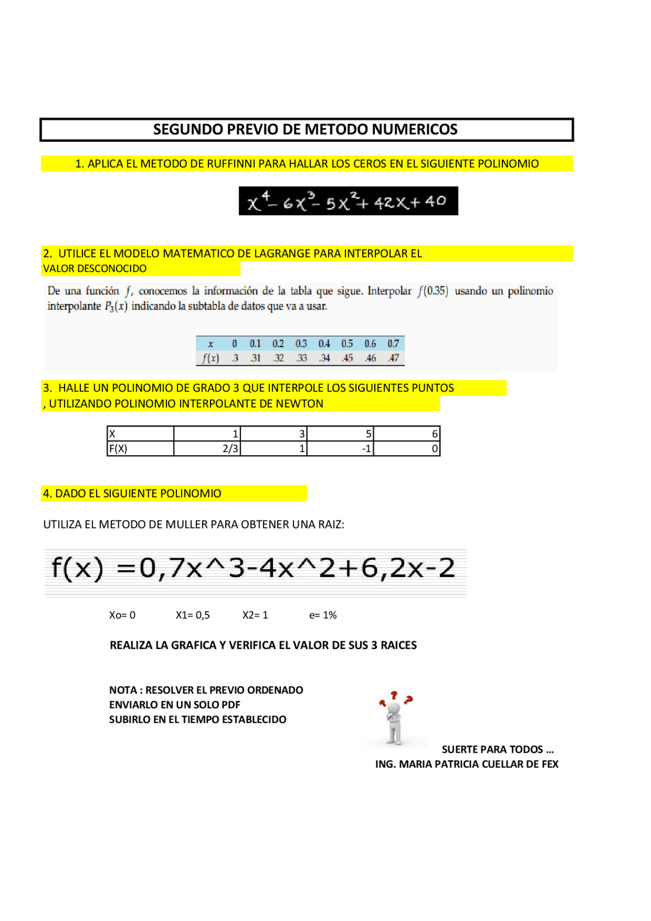 METODOS NUMERICOS - EJERCICIOS RESUELTOS | Apuntes de Métodos Numéricos ...