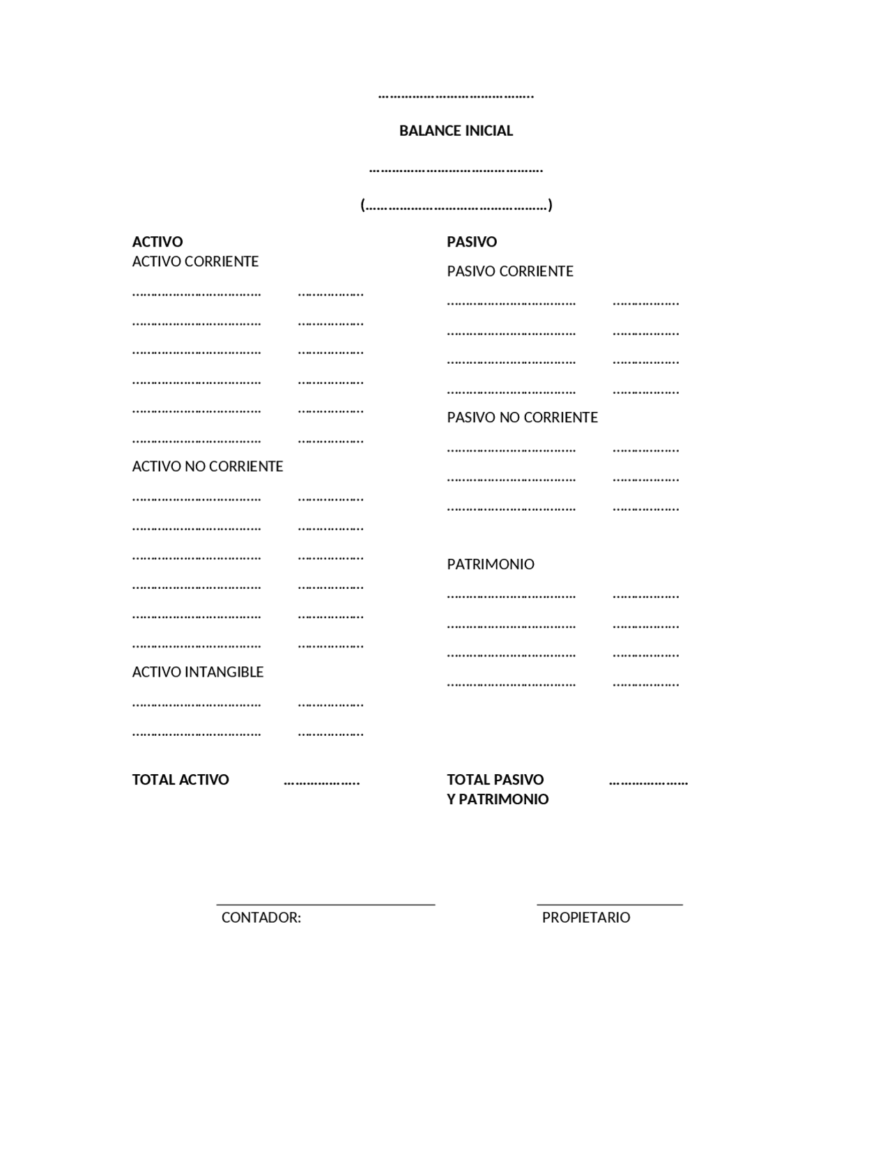 FORMULARIOS DE CONTABILIDAD - Docsity