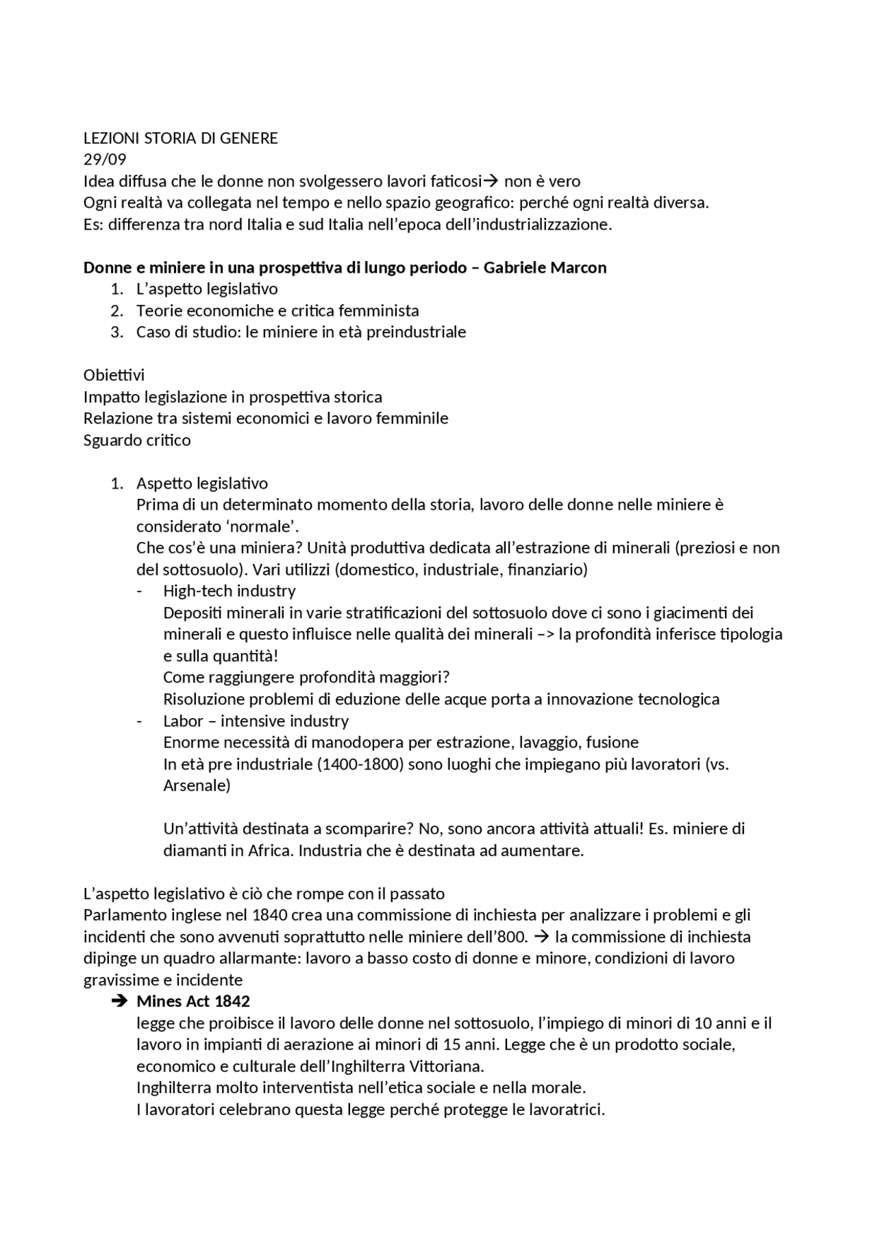 Lezioni Storia Di Genere Docsity