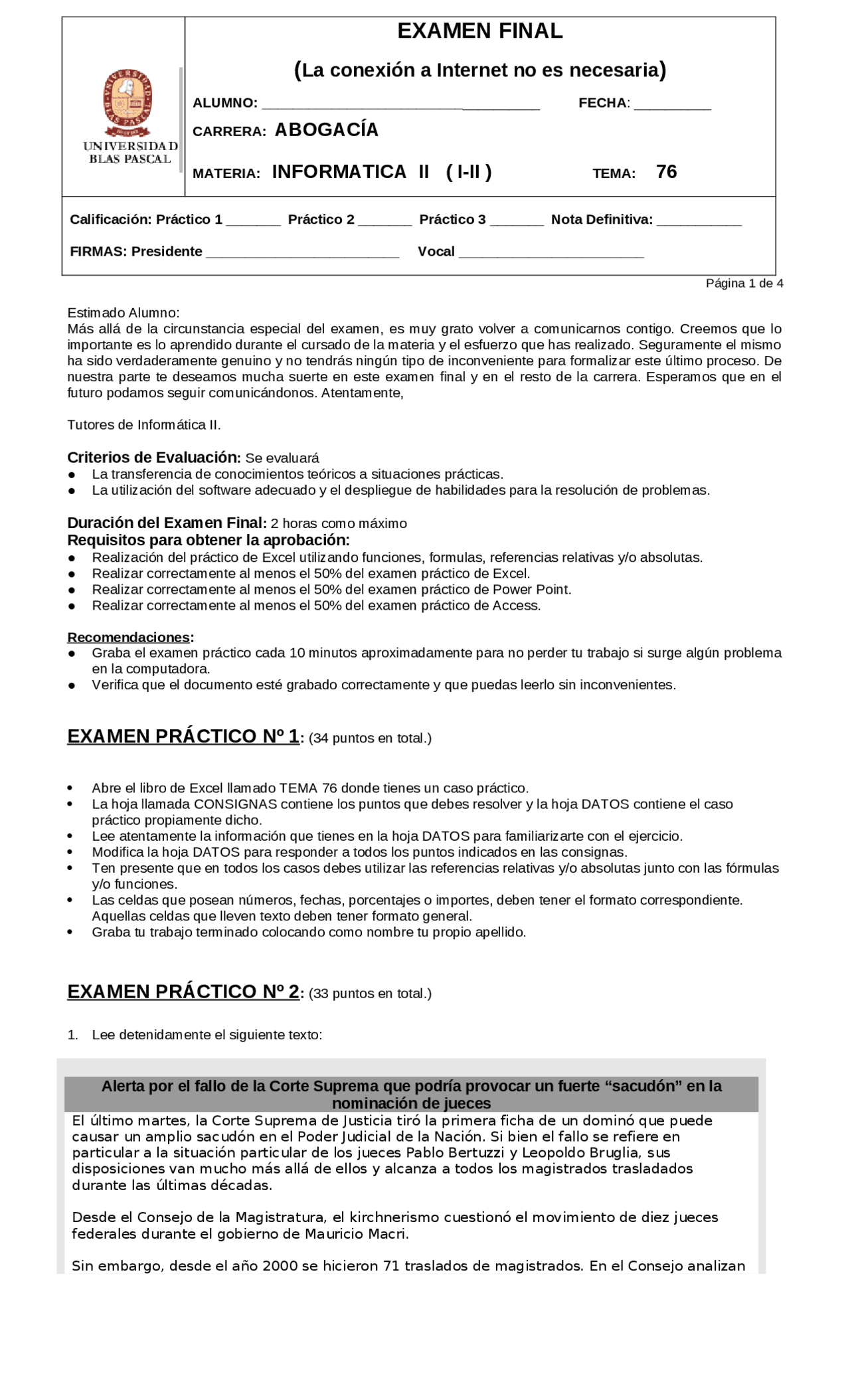 Examen Final Abg 2003 Ubp Docsity