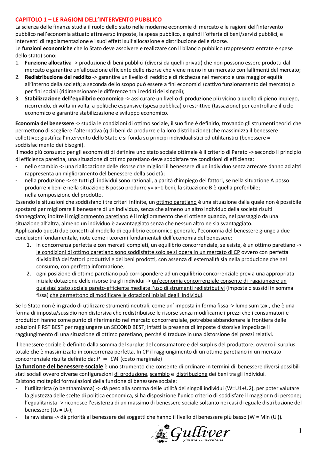 Riassunto Semplice E Chiaro Docsity