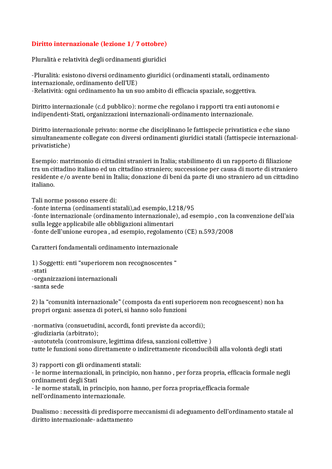 Appunti Diritto Comune Docsity