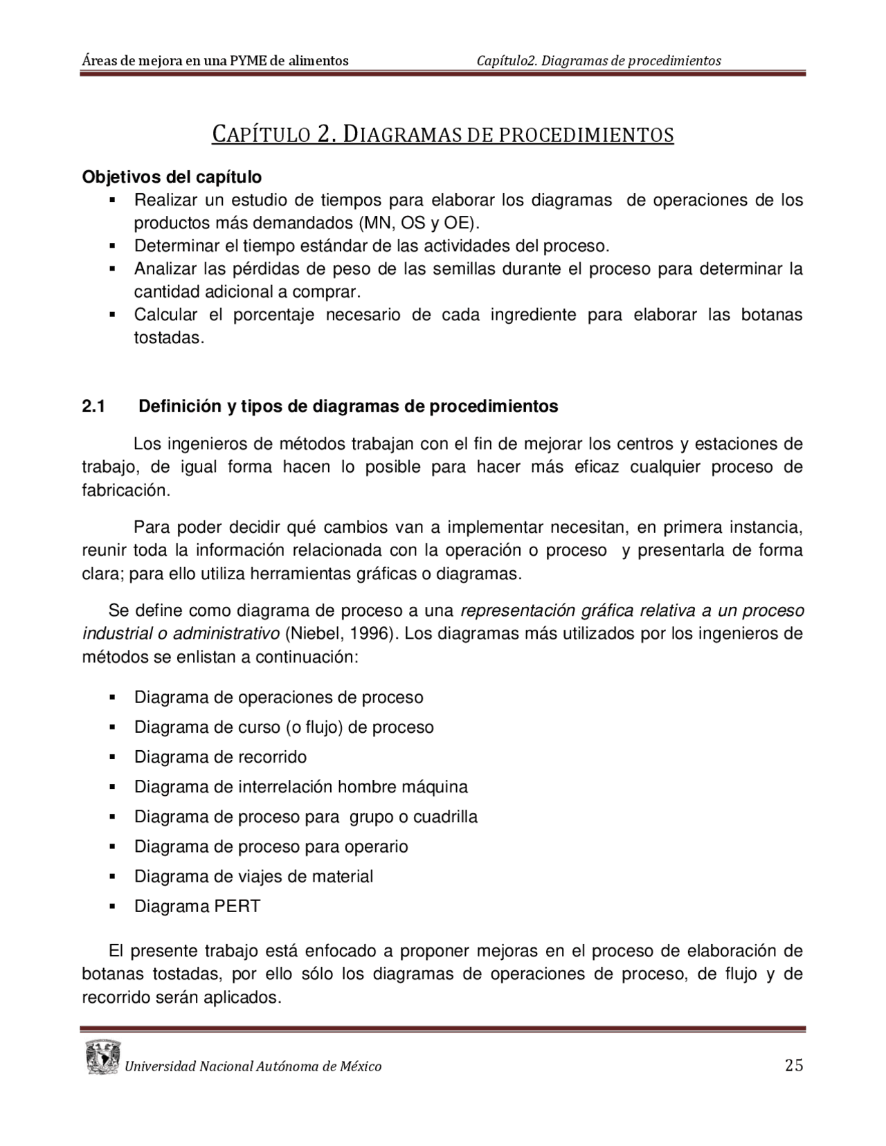 CAPÍTULO 2. DIAGRAMAS DE PROCEDIMIENTOS - Docsity