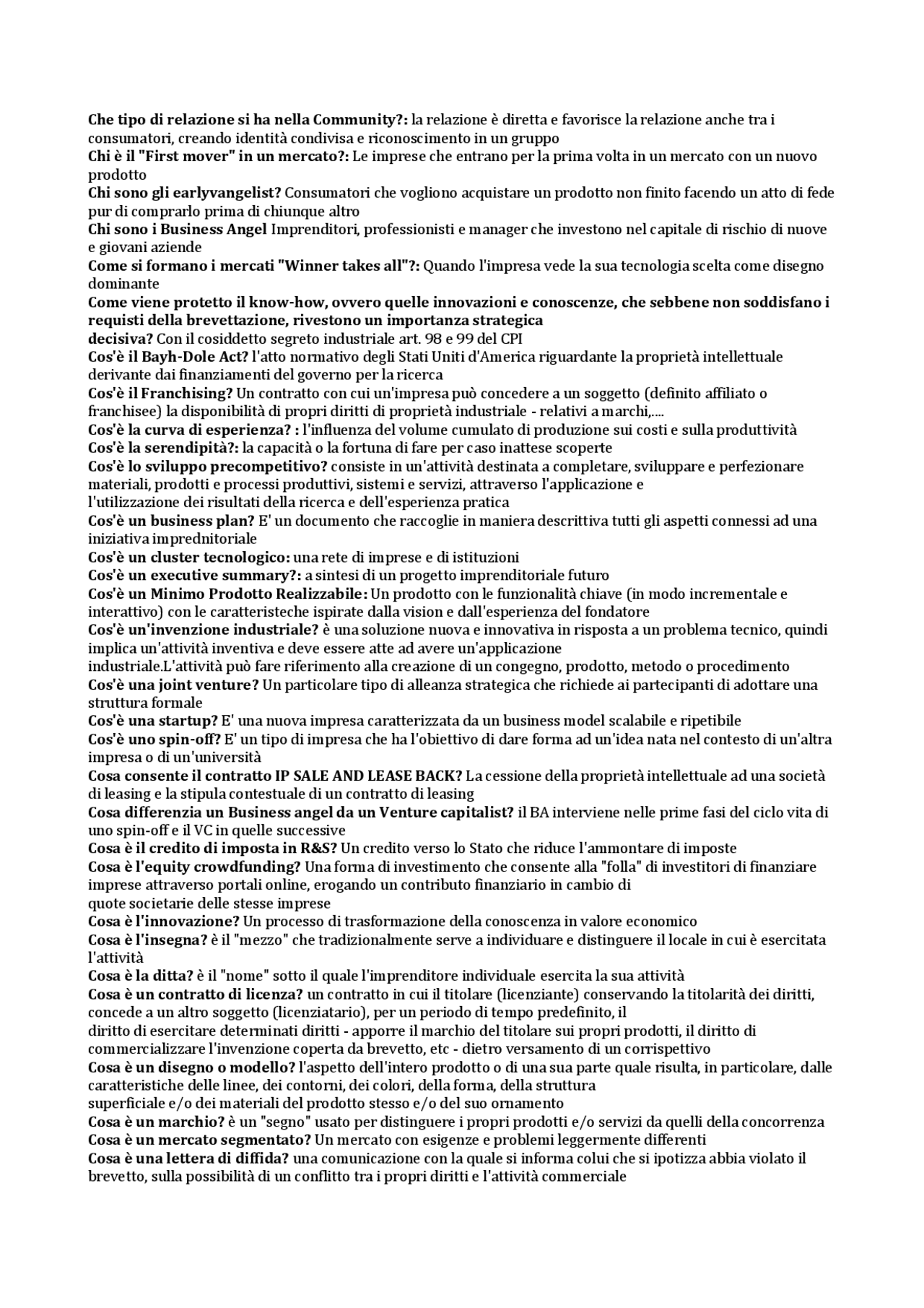 Economia Risposte Aperte E Multiple Corretto Docsity