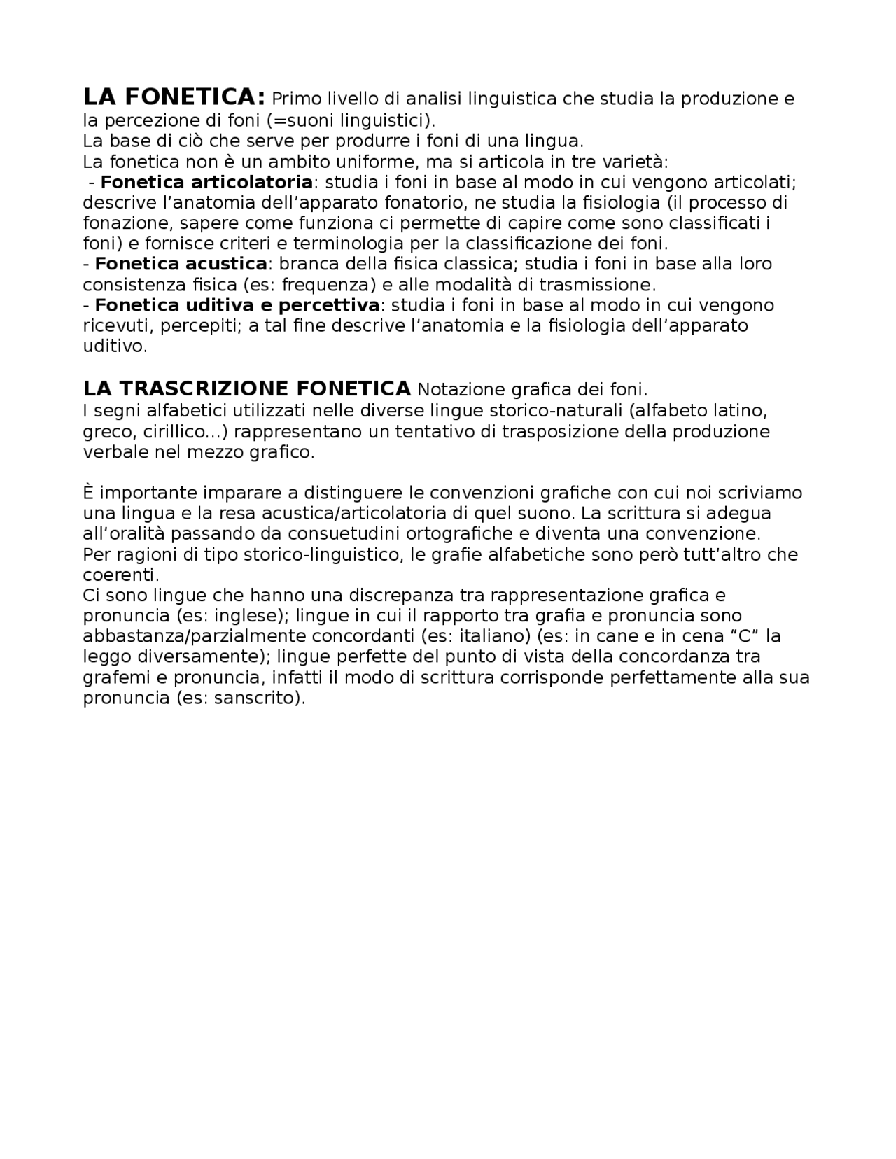 Appunti Presi A Lezione Docsity
