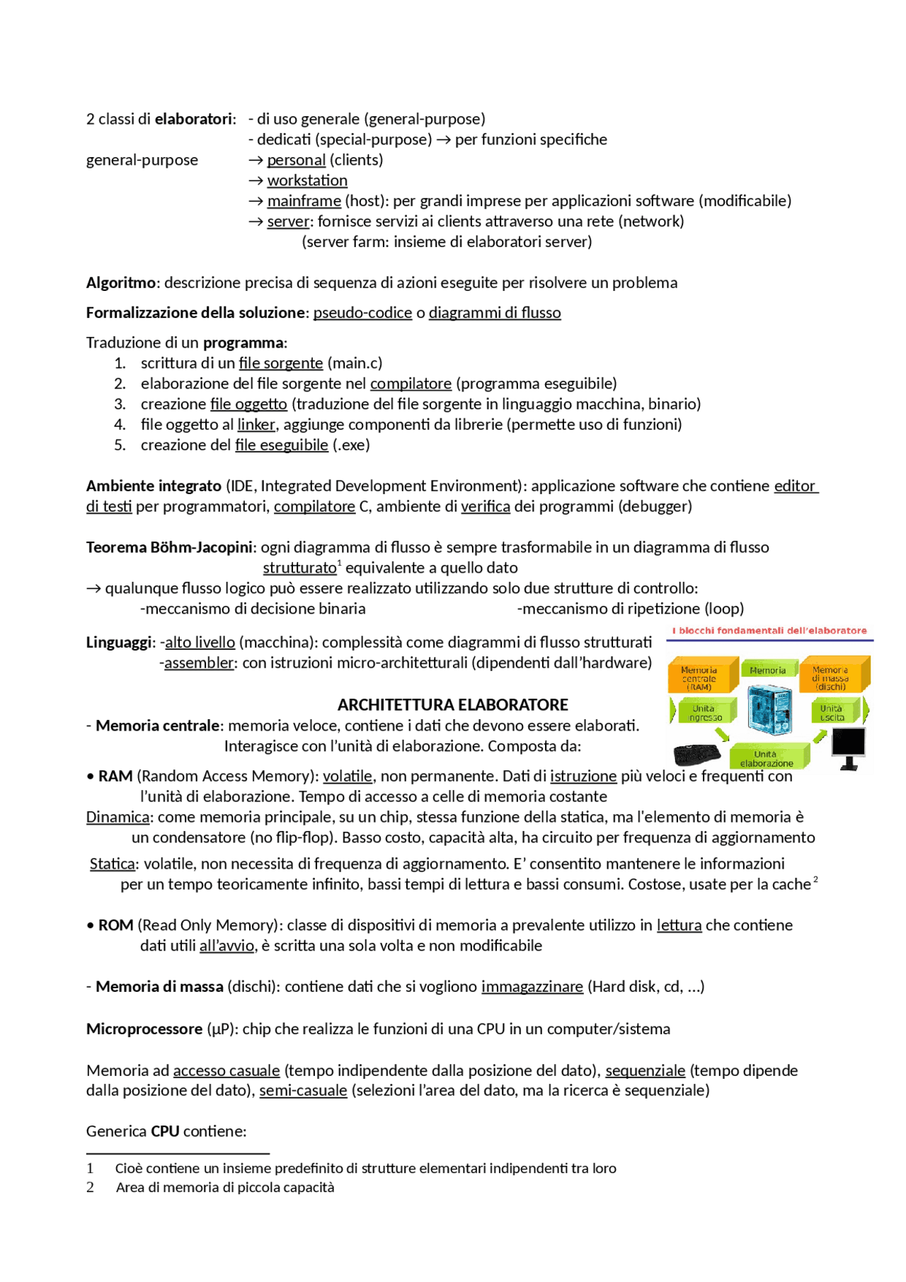 Schemi Slide Informatica Docsity