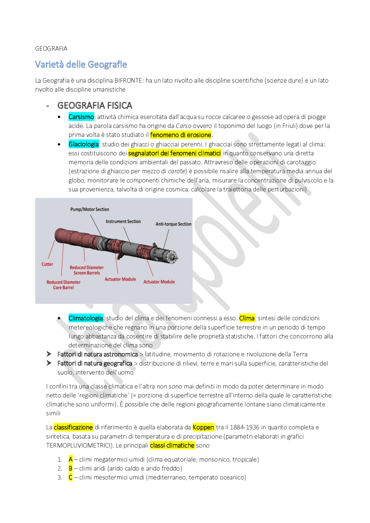 Geografia Umana Riassunto Docsity