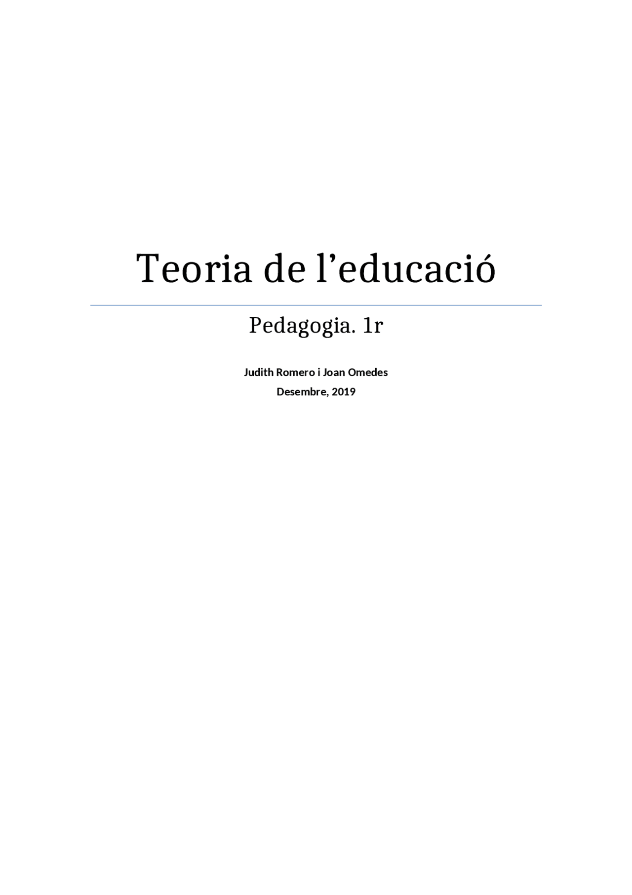 Apunts De Història De Leducaciò Docsity