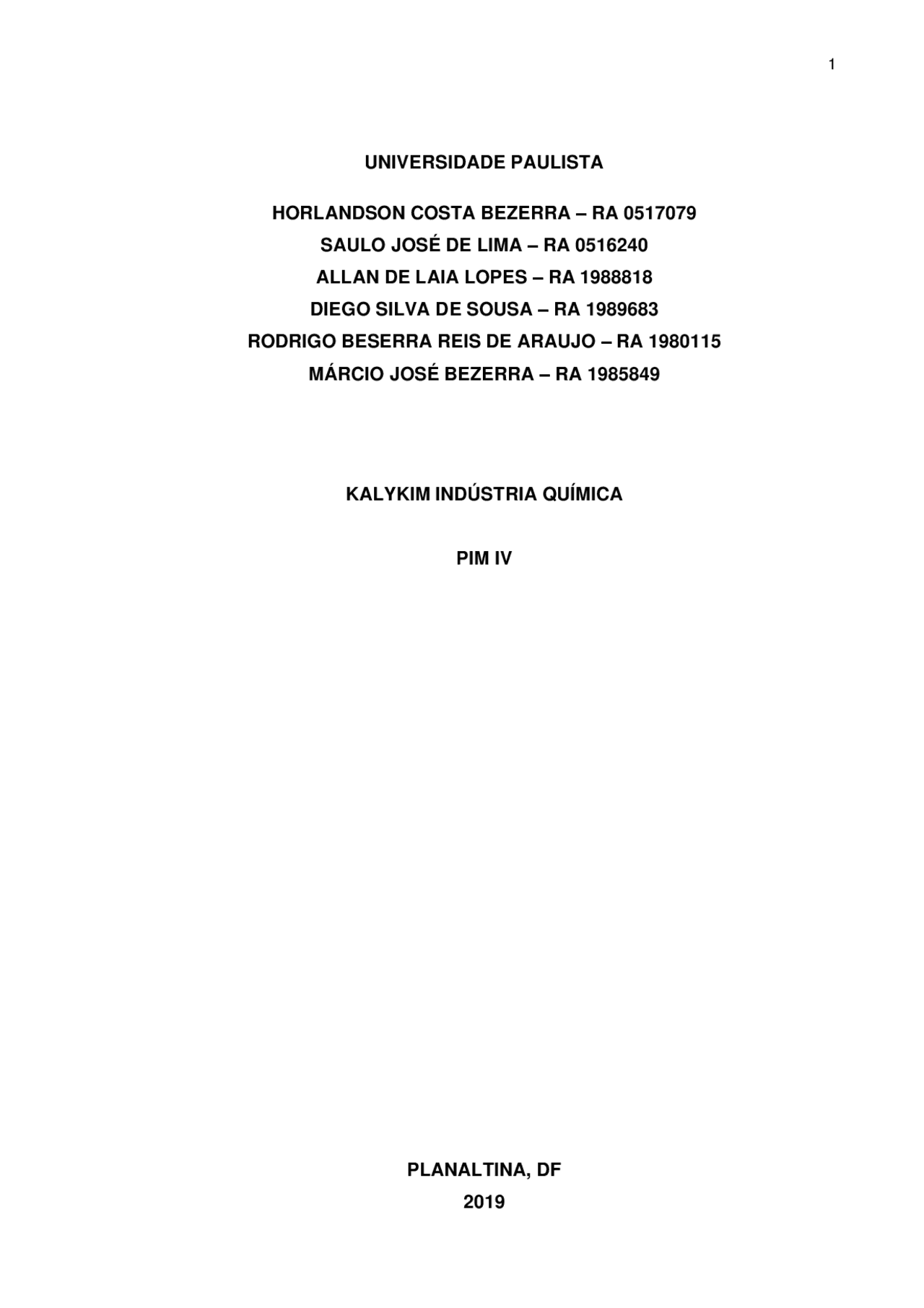 Projeto Integrado Multidisciplinar Pim Iv Logistica Docsity