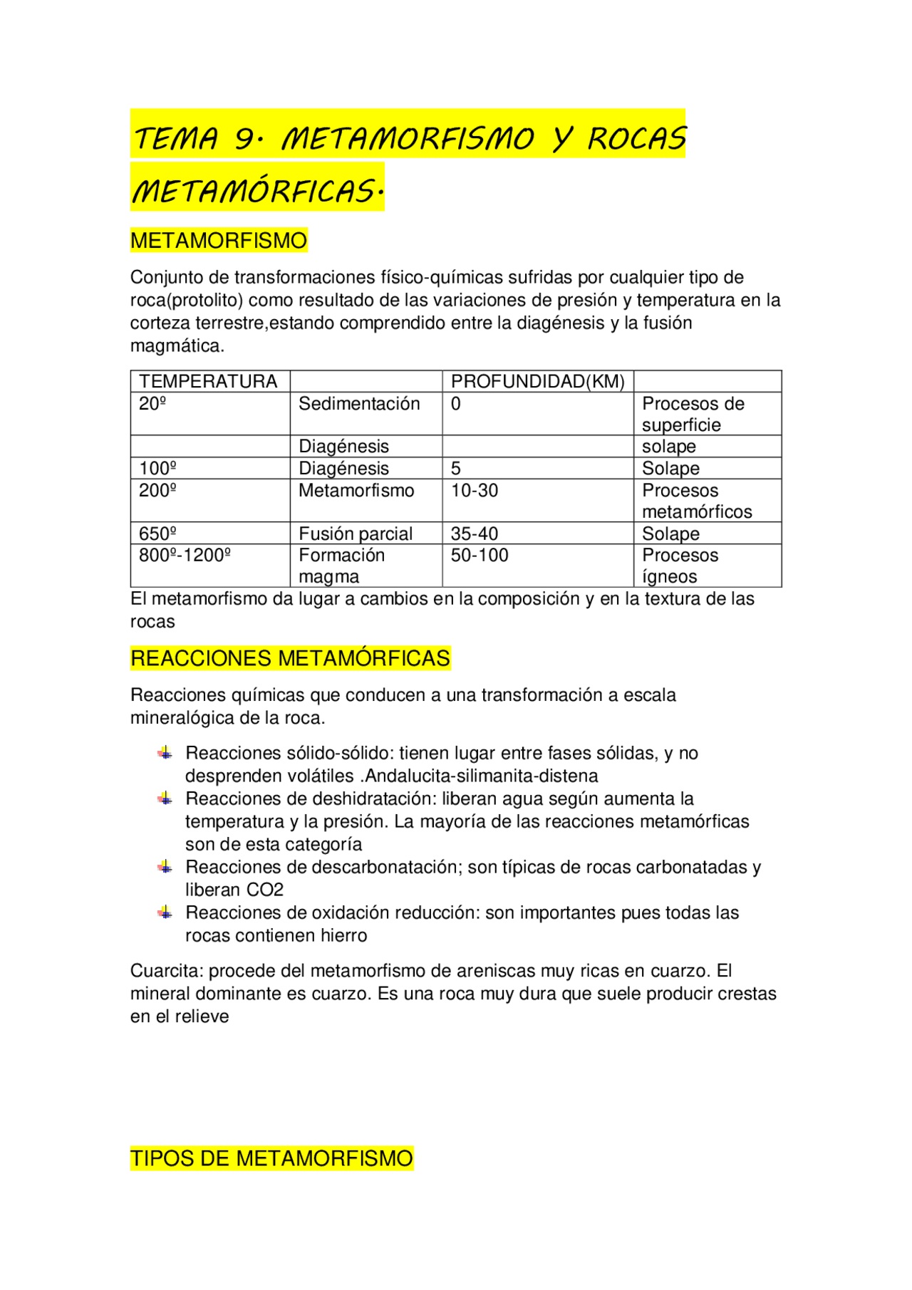 Apuntes Tema 9 Principios De Geología I Apuntes De Geología Docsity
