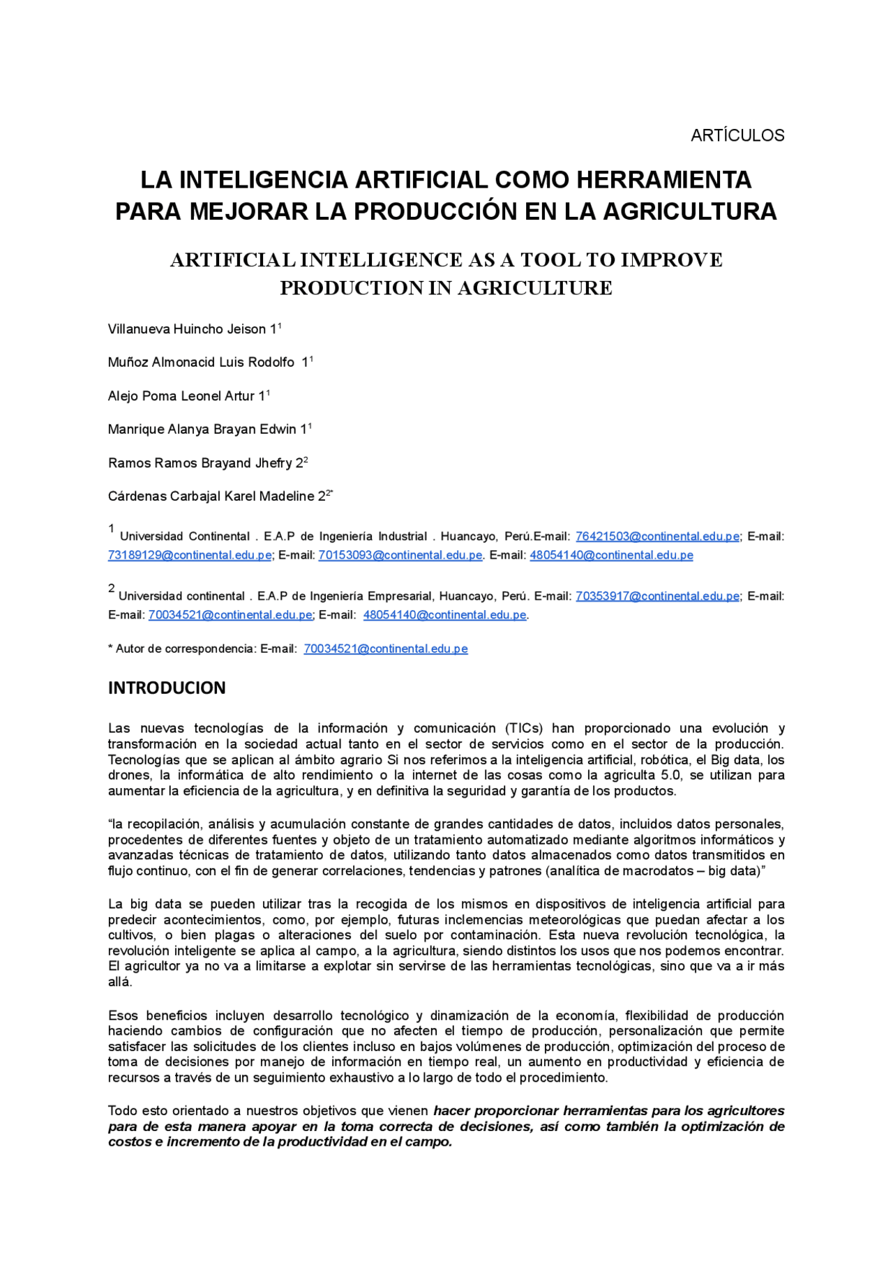 Inteligencia Artificial Docsity