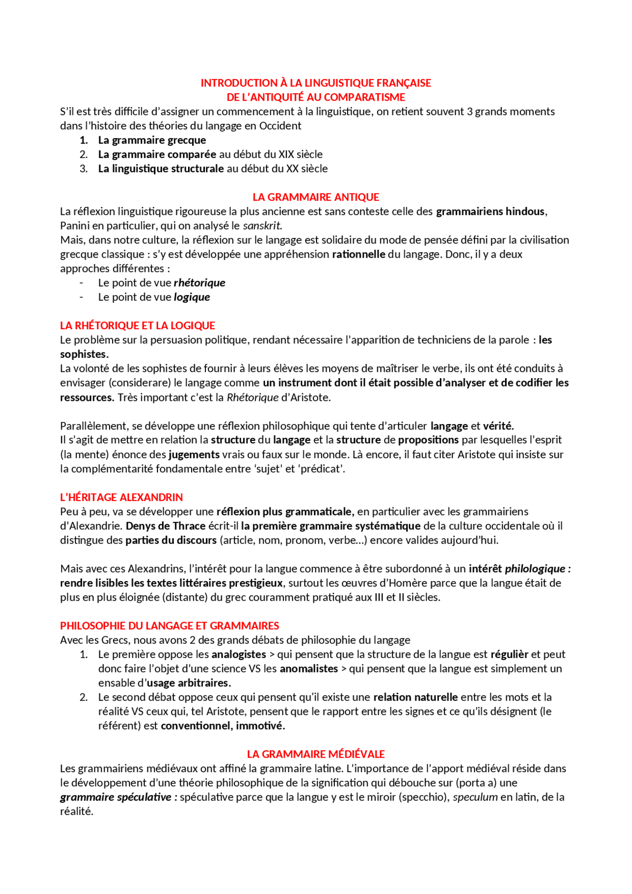 Appunti Slides Lingua Francese I Docsity