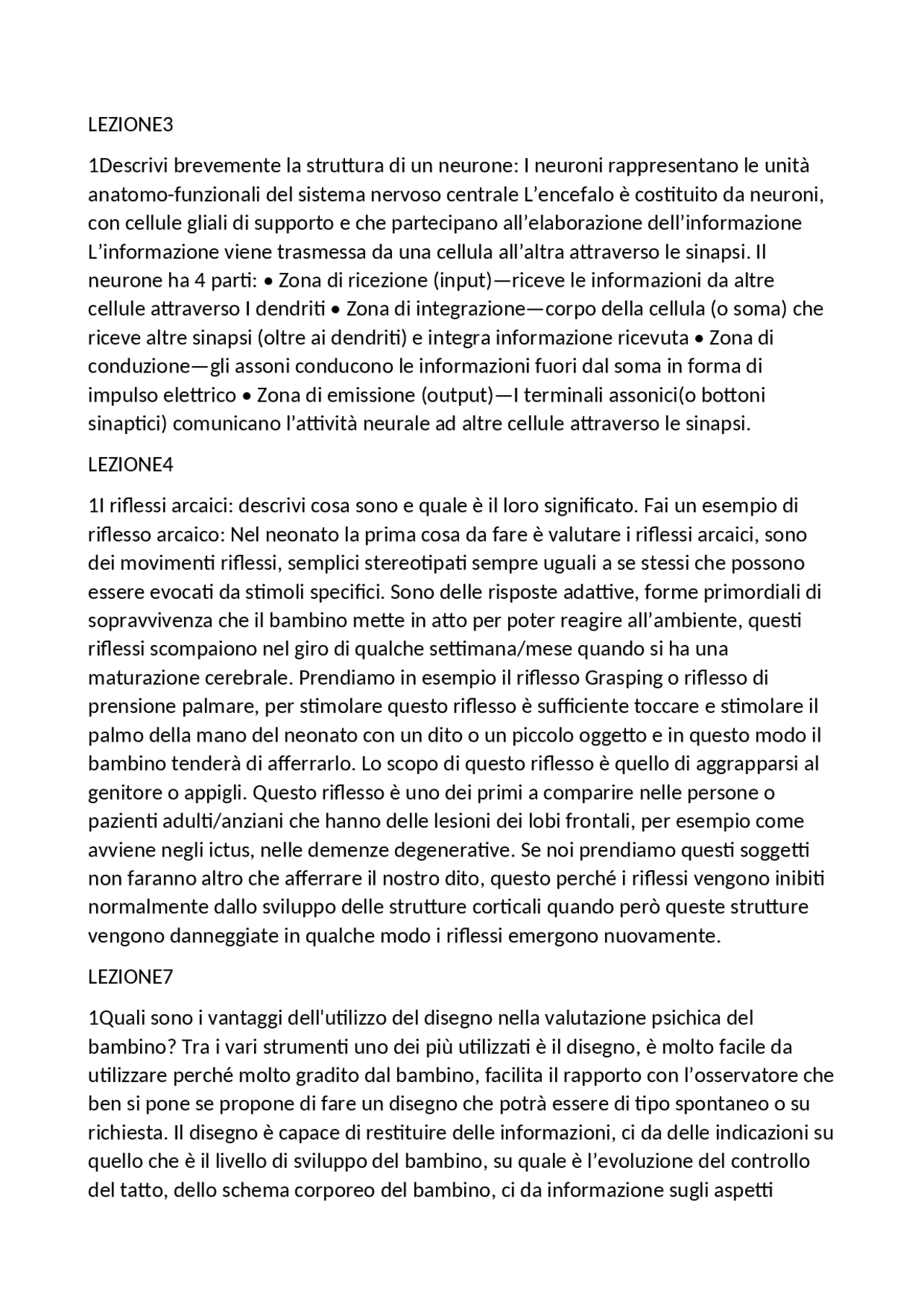 Pedagogia Scienze Pedagogiche Risposte Aperte Docsity
