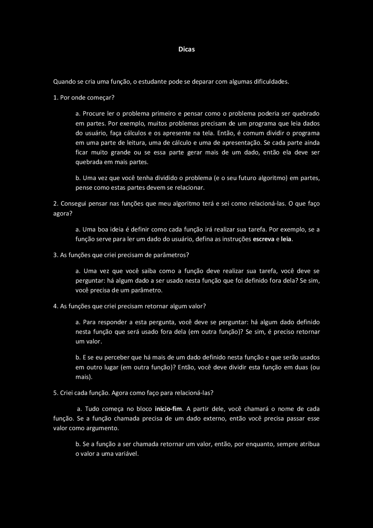 Algoritmos Docsity