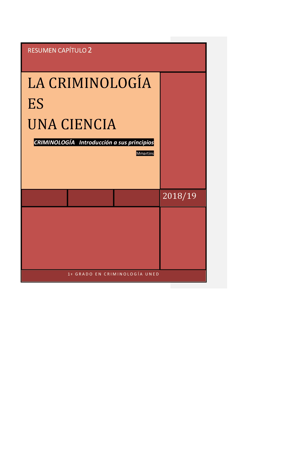 Apuntes Resumen Tema 6 Introduccion A La Criminología Docsity