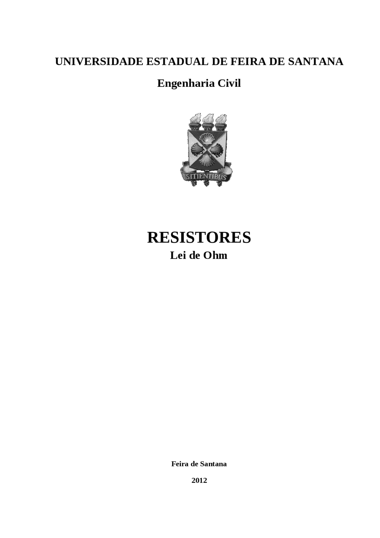 Relatório Resistores Docsity