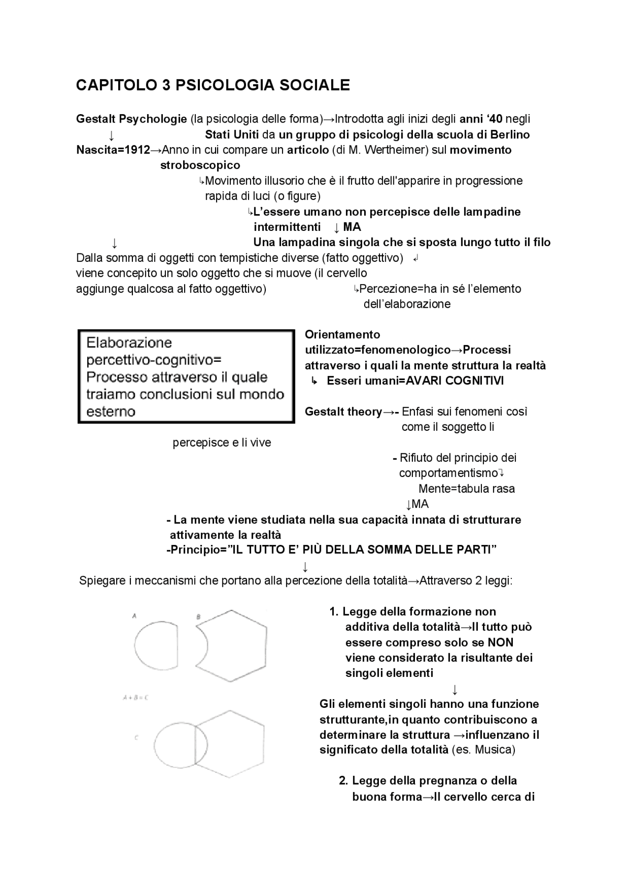 Capitolo 3 Psicologia Sociale Riassunto Docsity