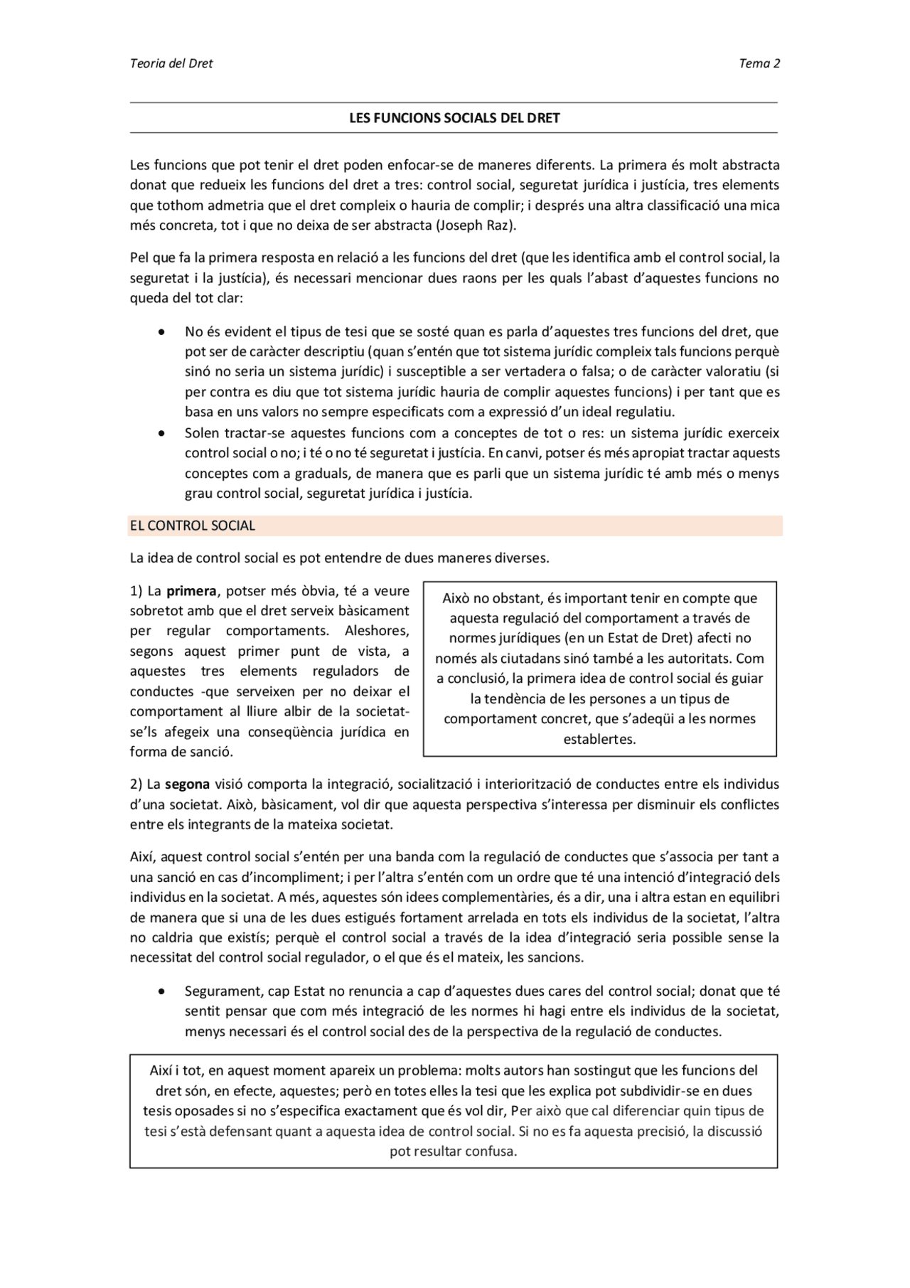 Tema 2 Teoria Del Dret Docsity