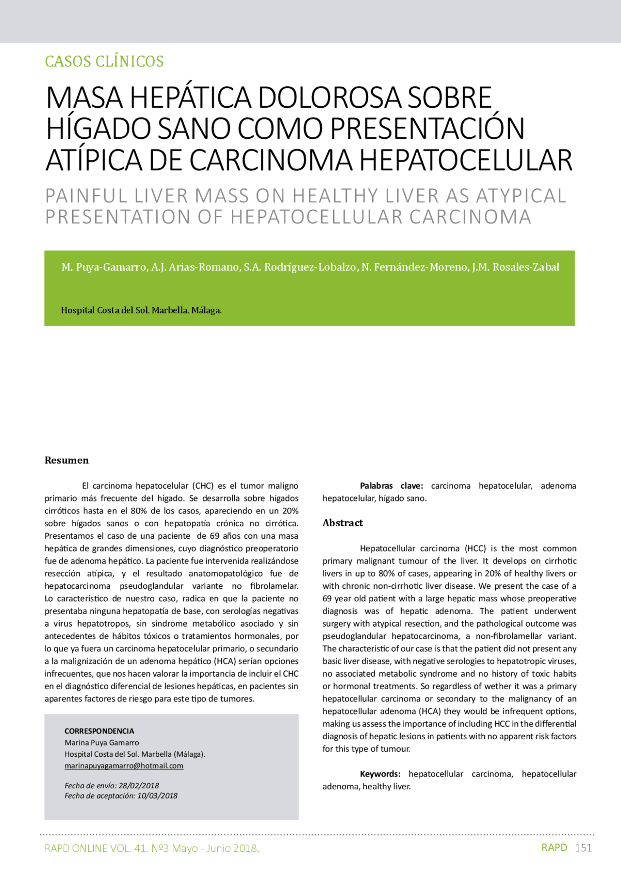Carcinoma Hepatocelular Docsity