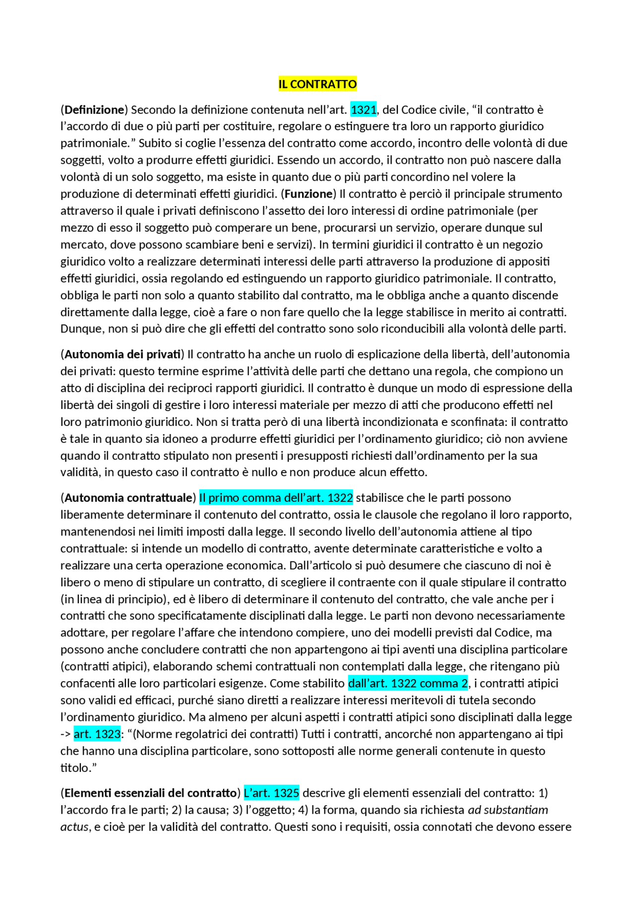 Appunti Diritto Privato Docsity
