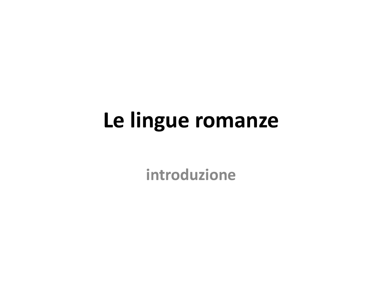 Lorigine Delle Lingue Romanze Docsity