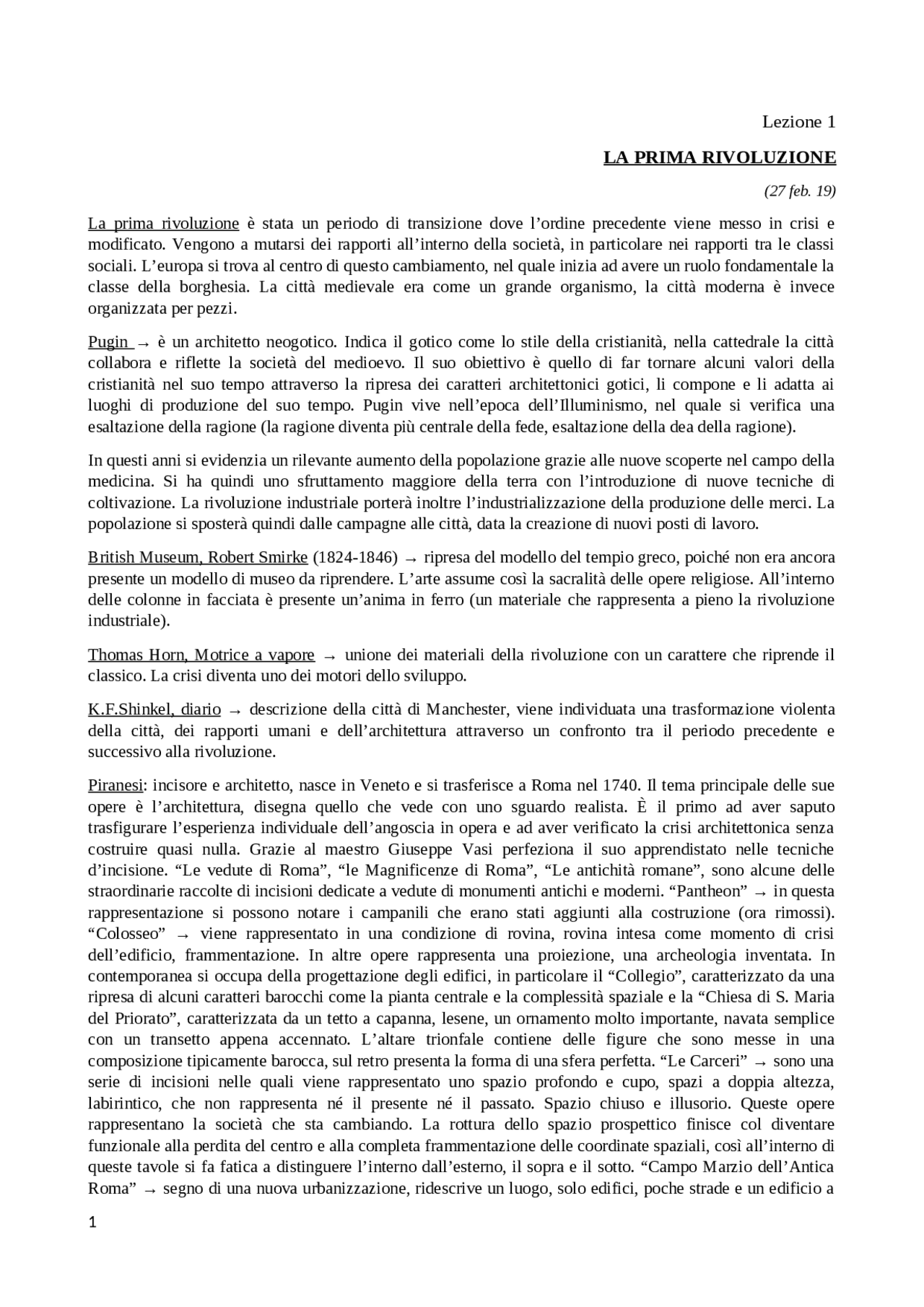 Storia Dellarchitettura Ii Docsity