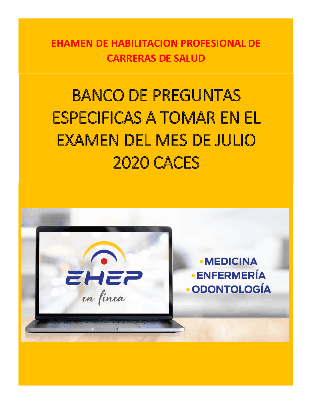 Caces preguntas y respuestas 2020 | Exámenes de Medicina | Docsity