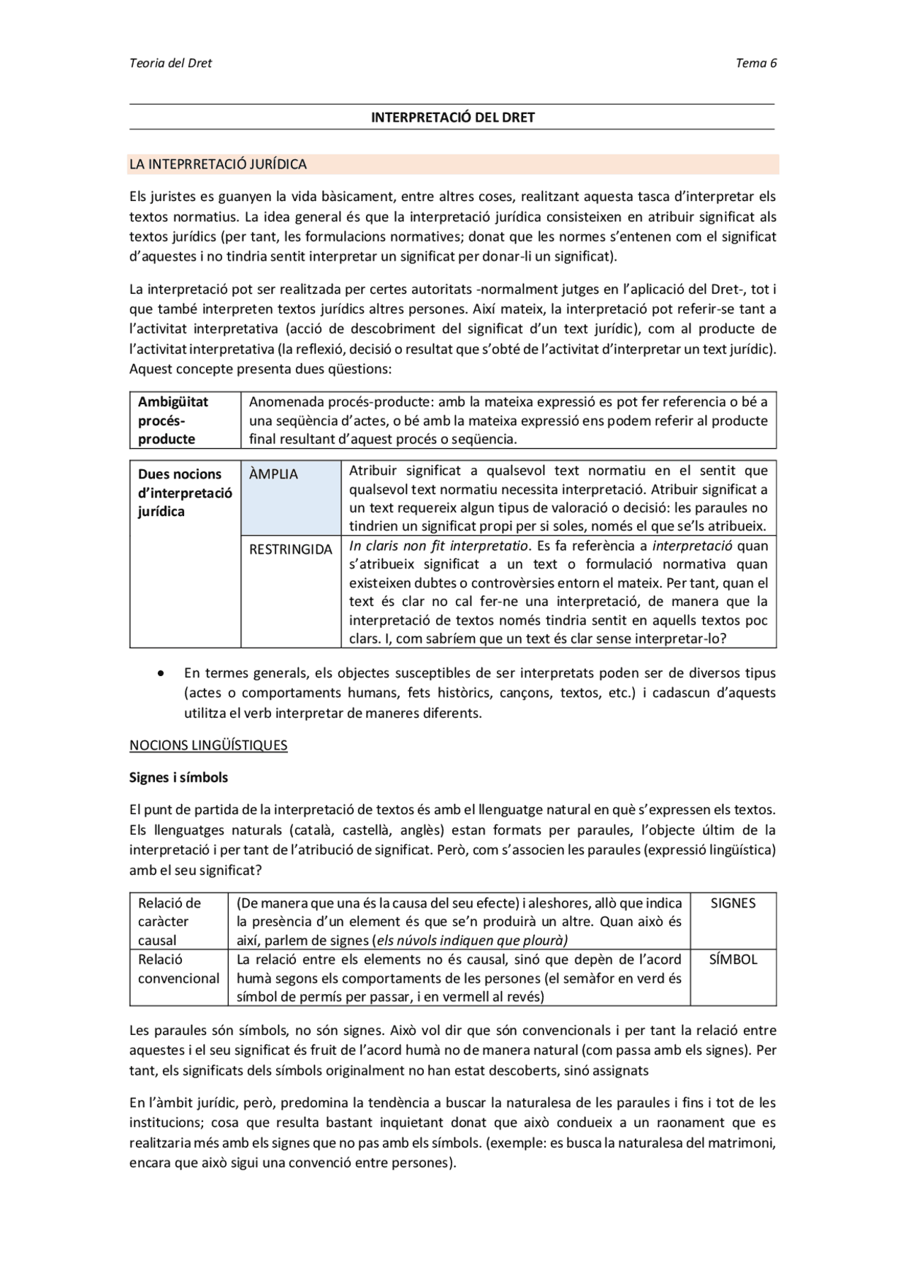 Tema 6 Teoria Del Dret Docsity