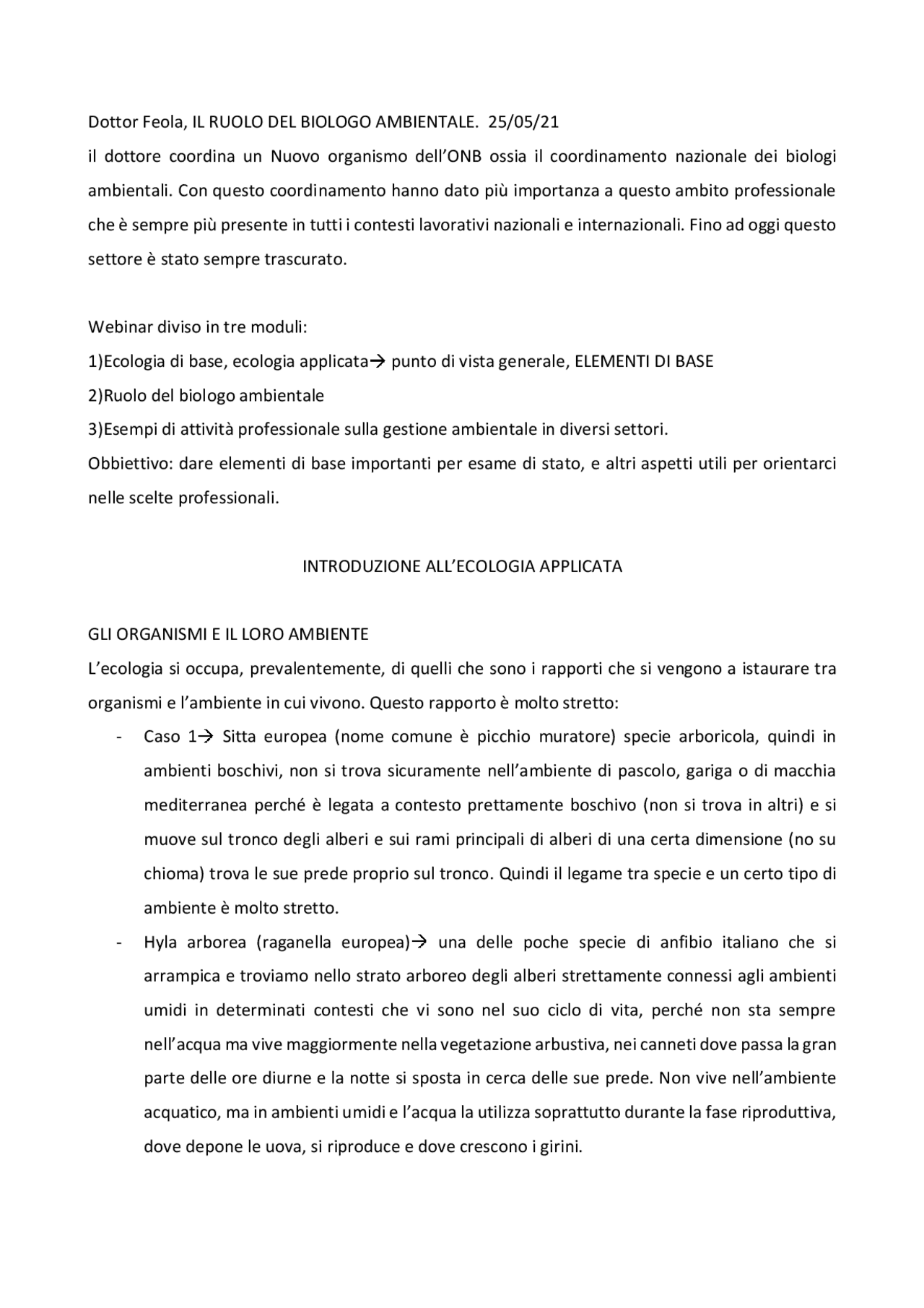 Sbobina Webinar Esame Di Stato Docsity