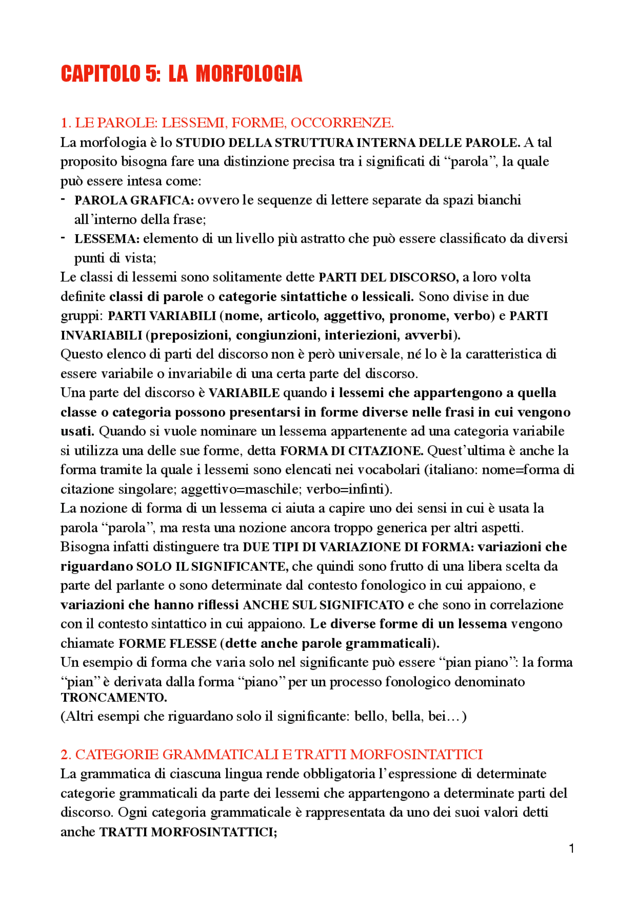 Riassunto Linguistica Generale Docsity