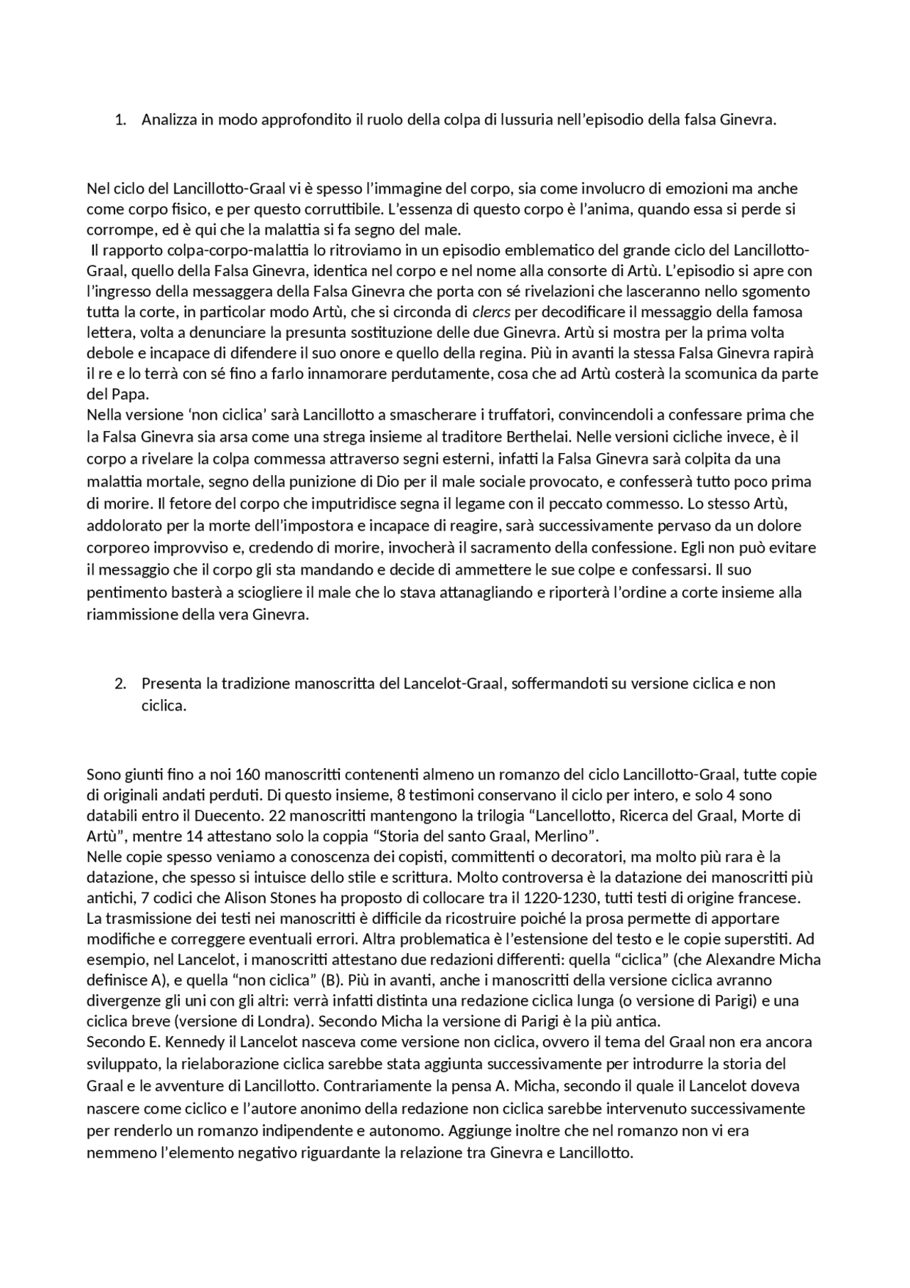 Filologia Romanza I A Docsity