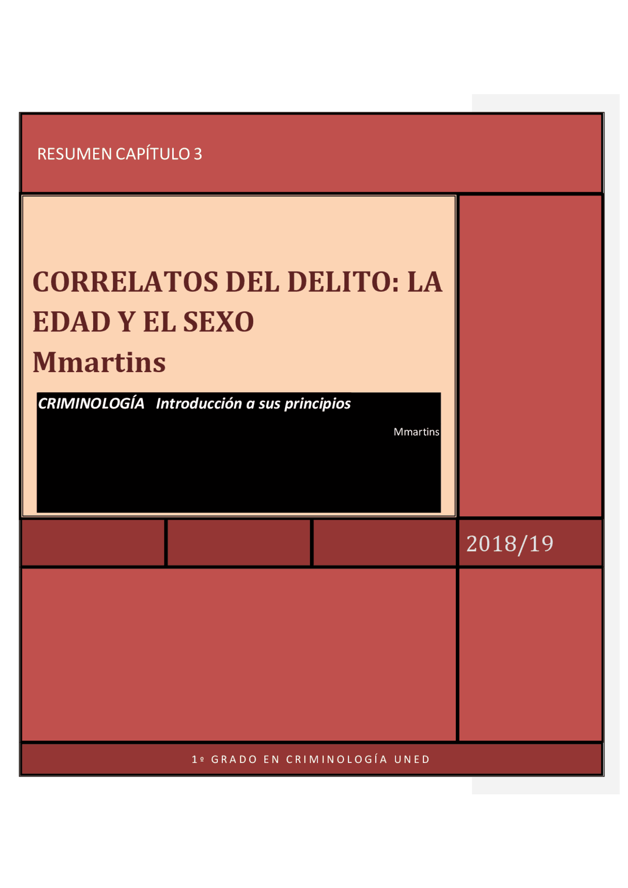 Apuntes Resumen Tema 1 Introduccion A La Criminología Apuntes De