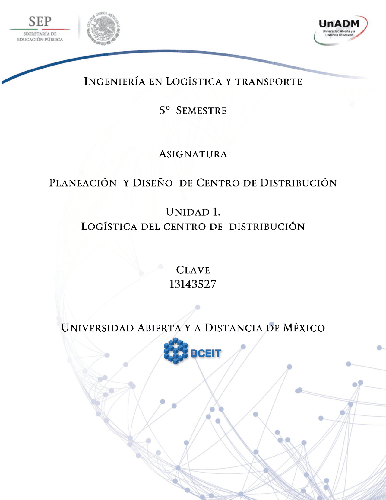 Logística Del Centro De Distribución Docsity